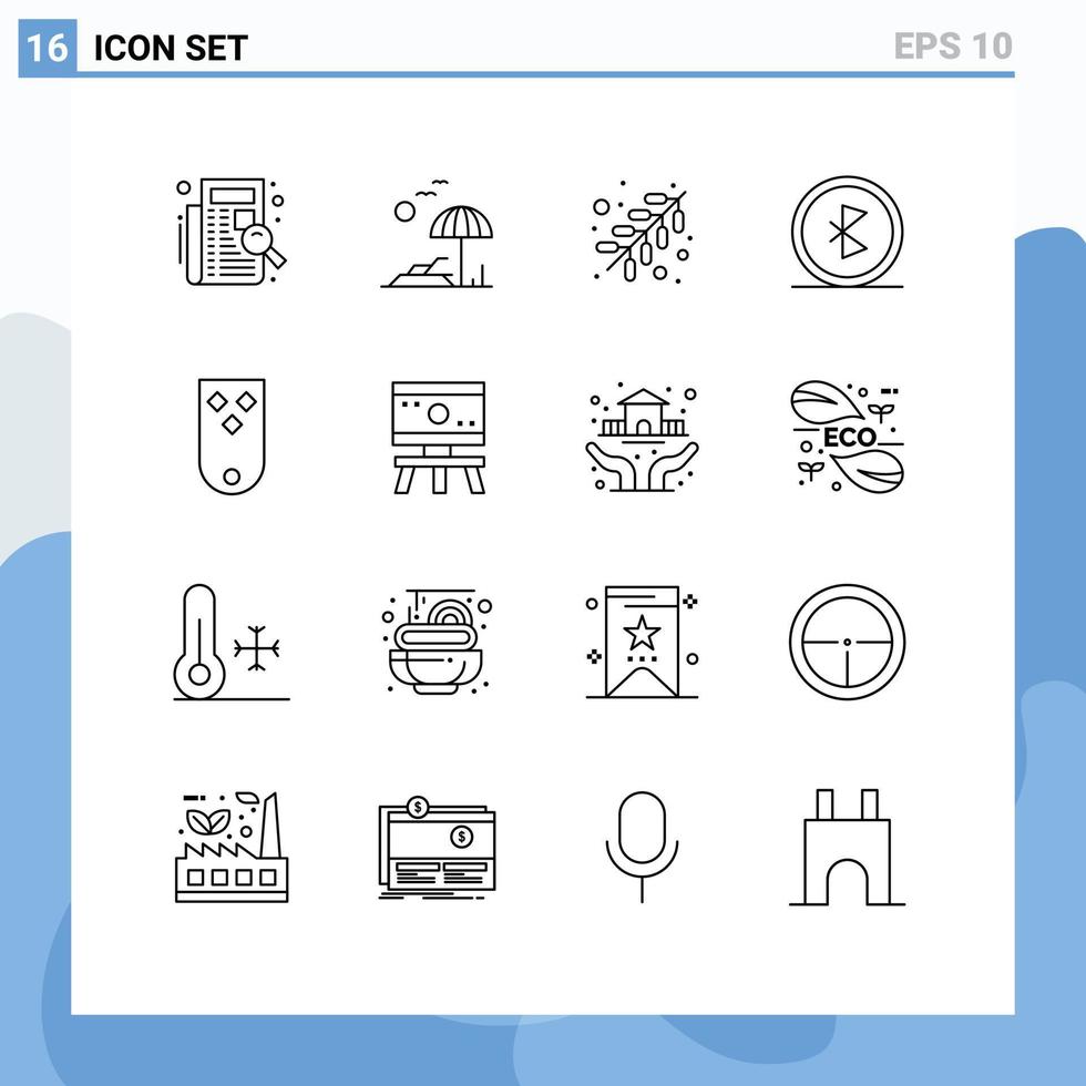 User Interface Pack Of 16 Basic Outlines Of Diamonds Network Spring Connection Bluetooth