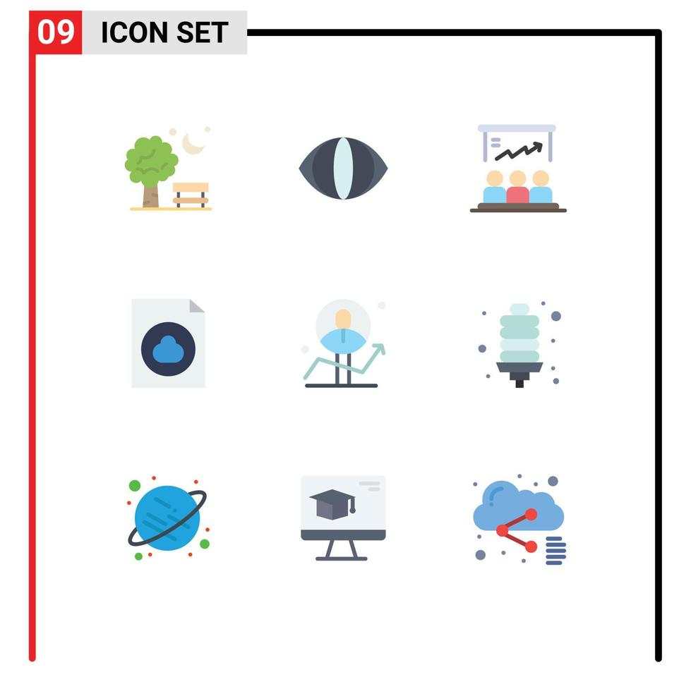 9 Thematic Vector Flat Colors And Editable Symbols Of Male File