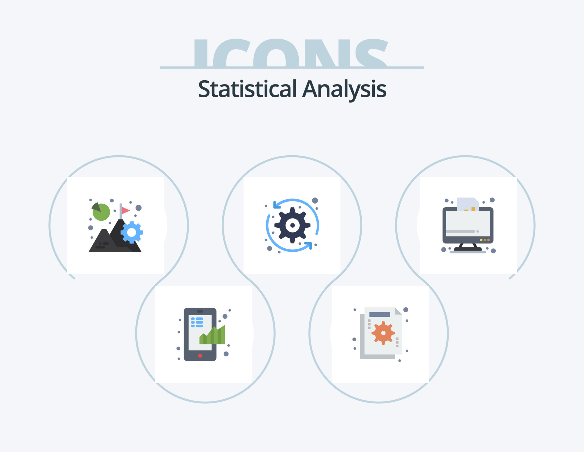 Statistical Analysis Flat Icon Pack 5 Icon Design. system. arrows ... Statistical Analysis Flat Icon Pack 5 Icon Design. system. arrows ...