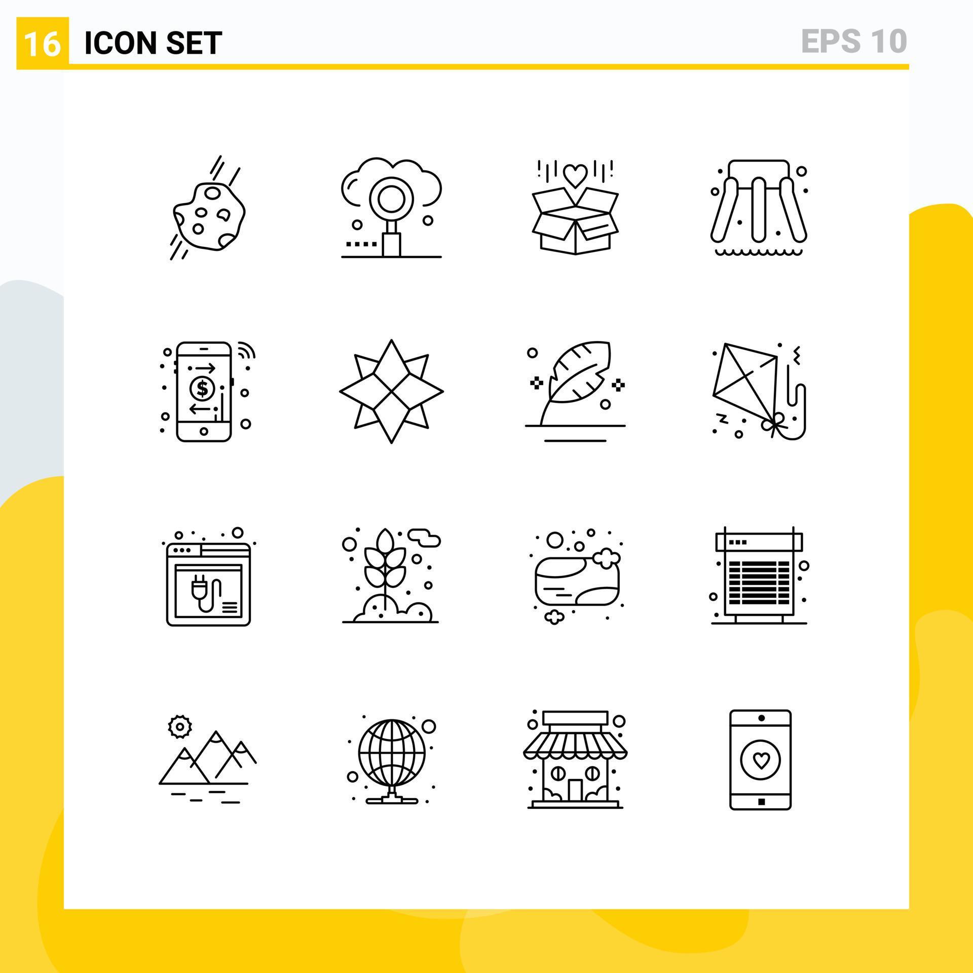 16 Outline concept for Websites Mobile and Apps arrow water ...