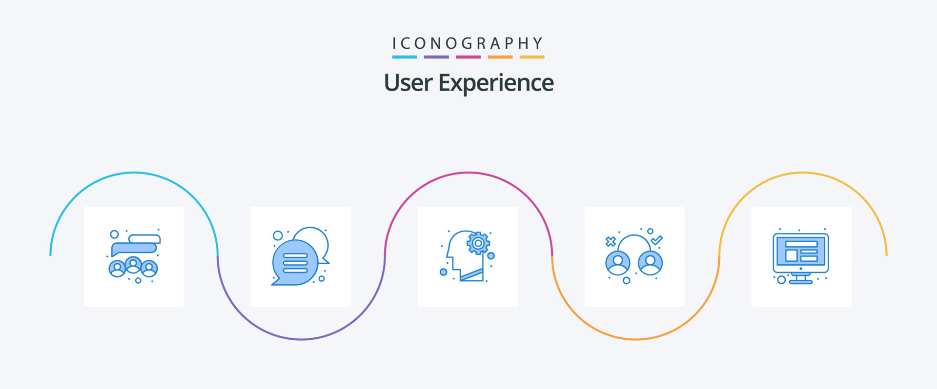 User Experience Blue 5 Icon Pack Including computer. user. brain ... User Experience Blue 5 Icon Pack Including computer. user. brain ...