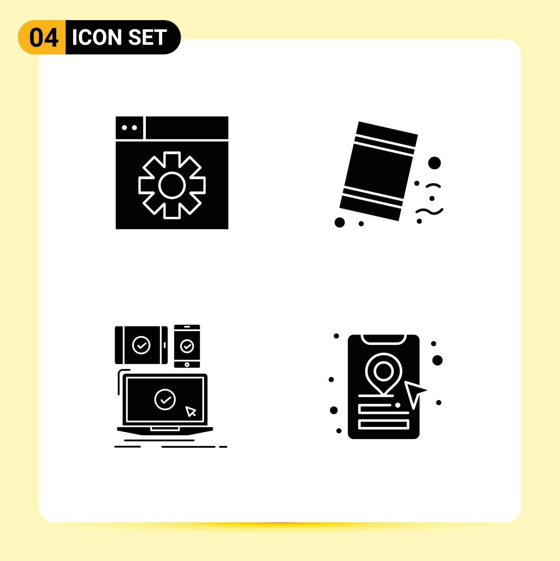 Universal Solid Glyphs Set For Web And Mobile Applications Web Mobile Barrels Pollution