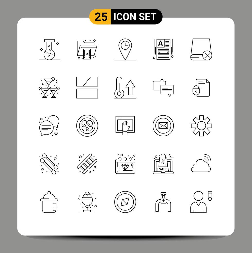 User Interface Pack Of 25 Basic Lines Of Drive Computers Geo Web Builder Making Website Editable