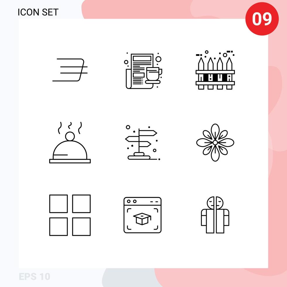 9 Universal Outlines Set For Web And Mobile Applications Pointer