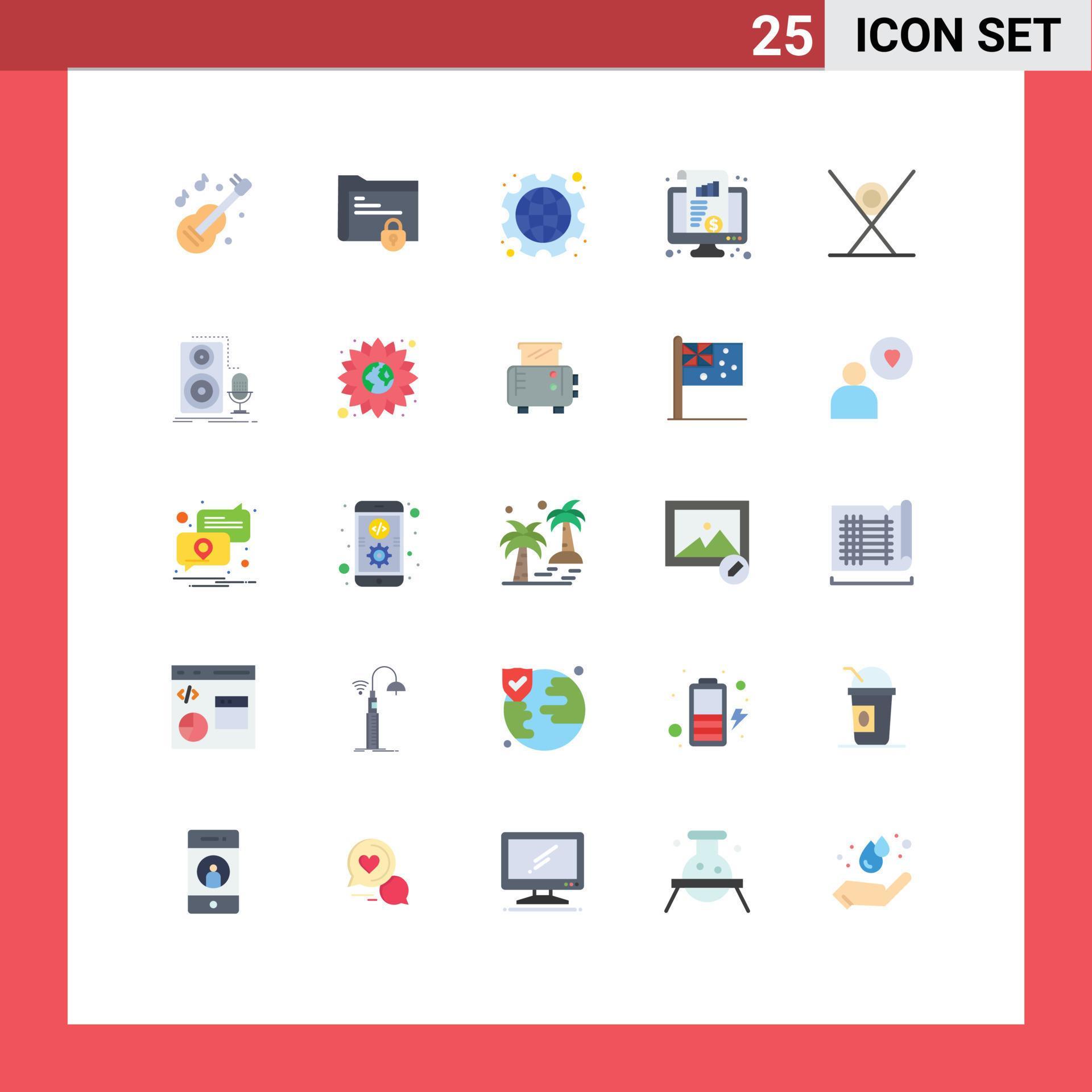 25 Flat Color Concept For Websites Mobile And Apps Chart Kpi Safe