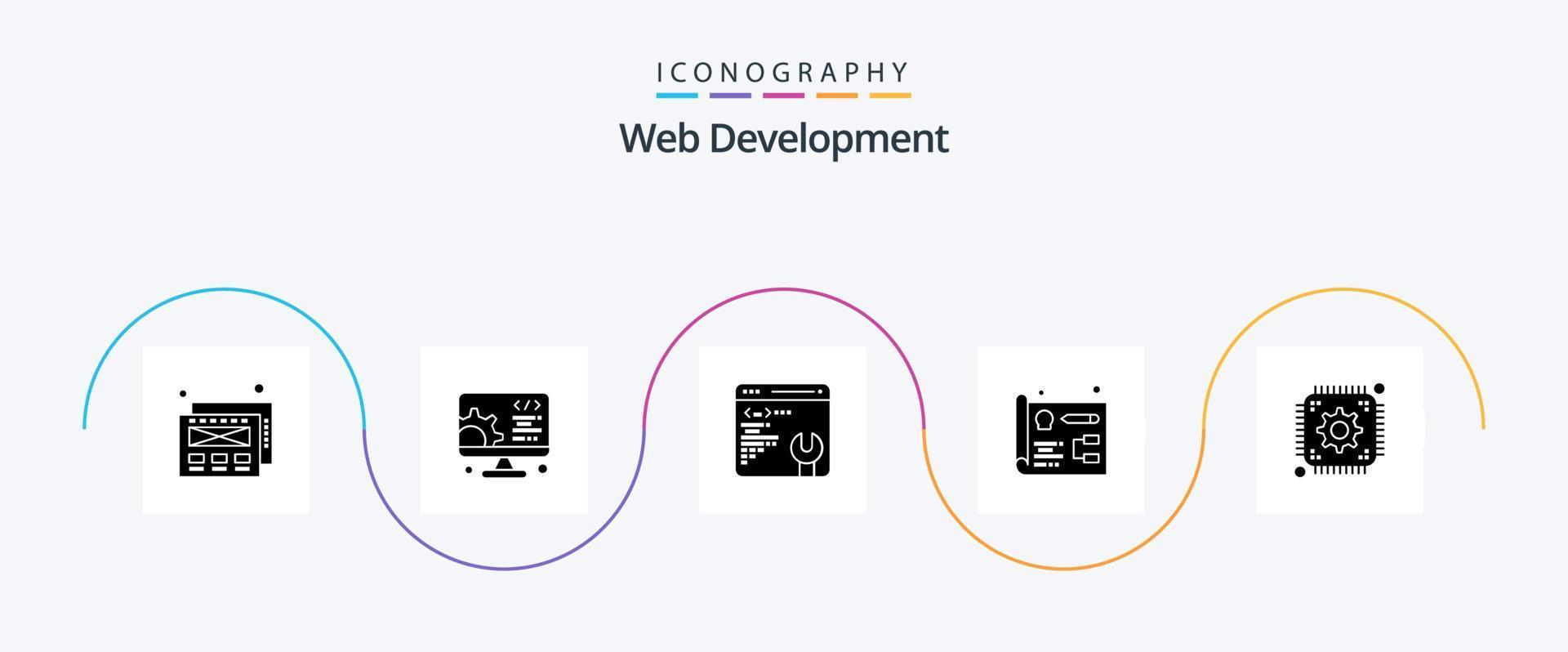 Web Development Glyph 5 Icon Pack Including . web. setting. development ... Web Development Glyph 5 Icon Pack Including . web. setting. development ...