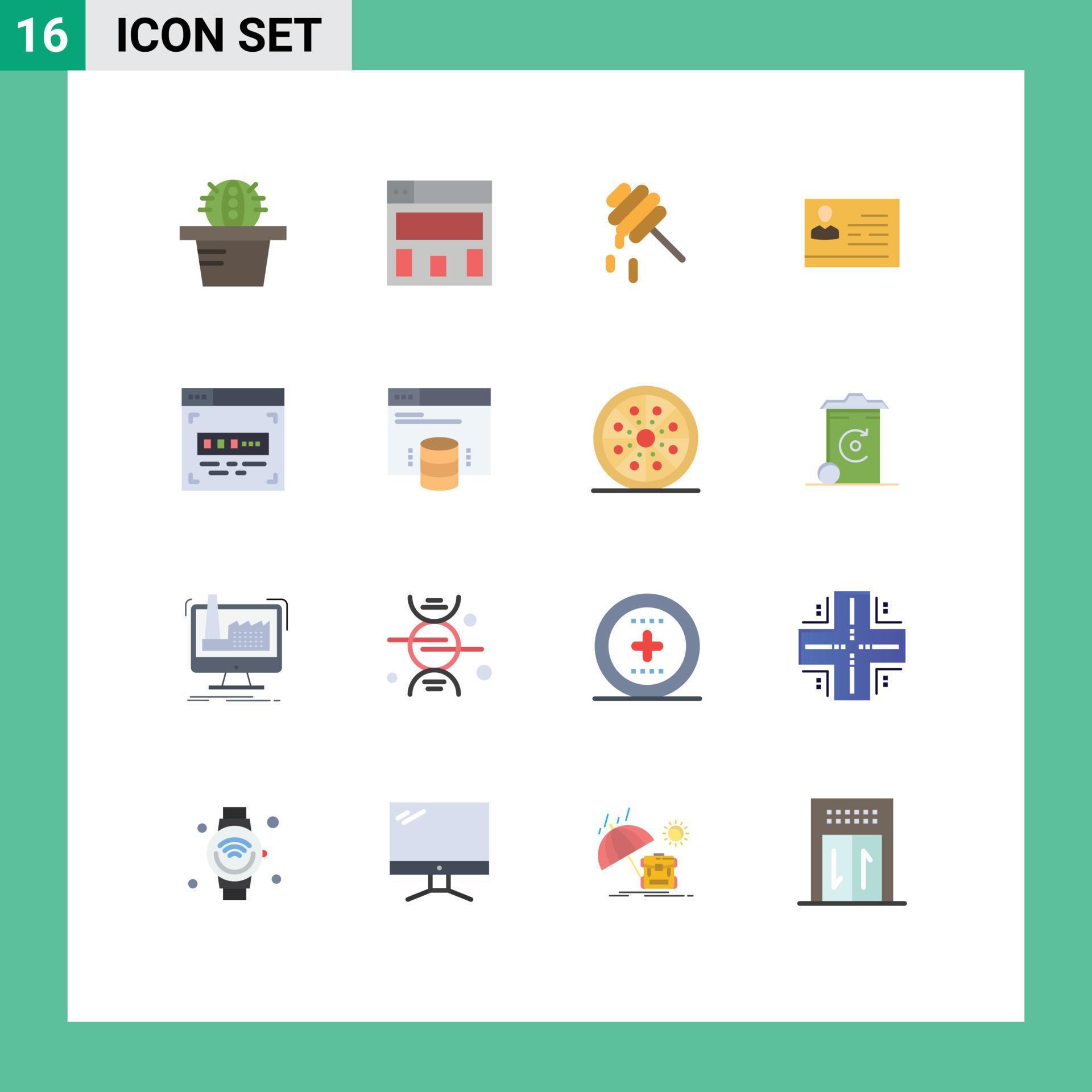 16 Creative Icons Modern Signs and Symbols of server hosting website ...