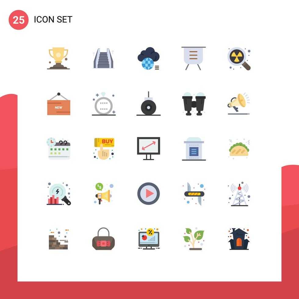 Set of 25 Modern UI Icons Symbols Signs for remove minus cloud delete ...