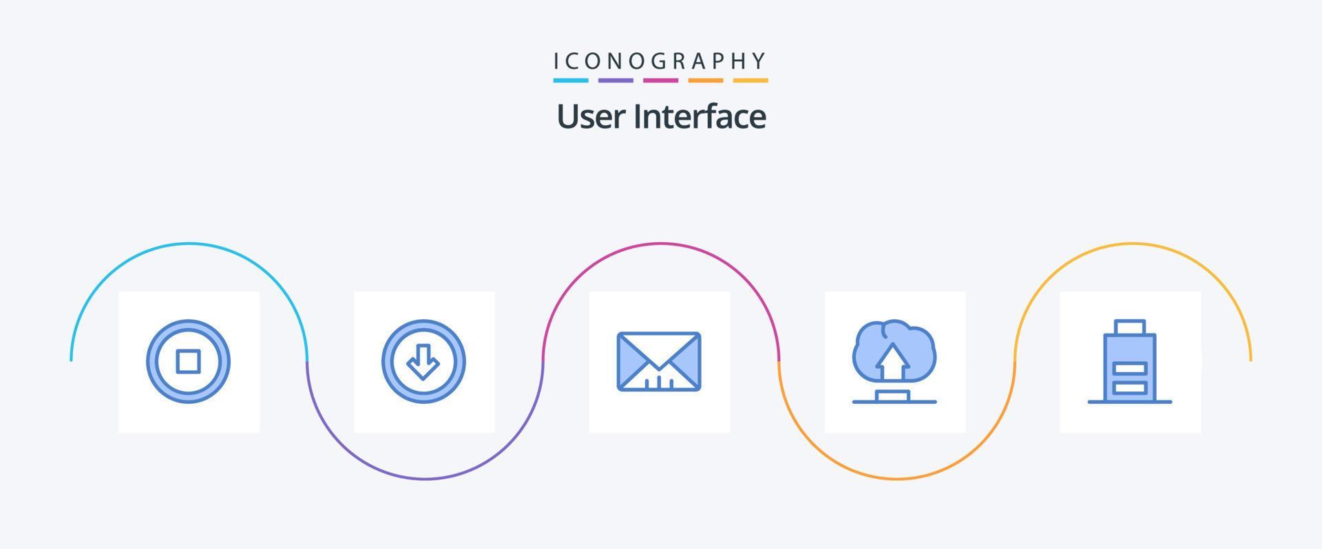 User Interface Blue 5 Icon Pack Including user. interface. interface ...