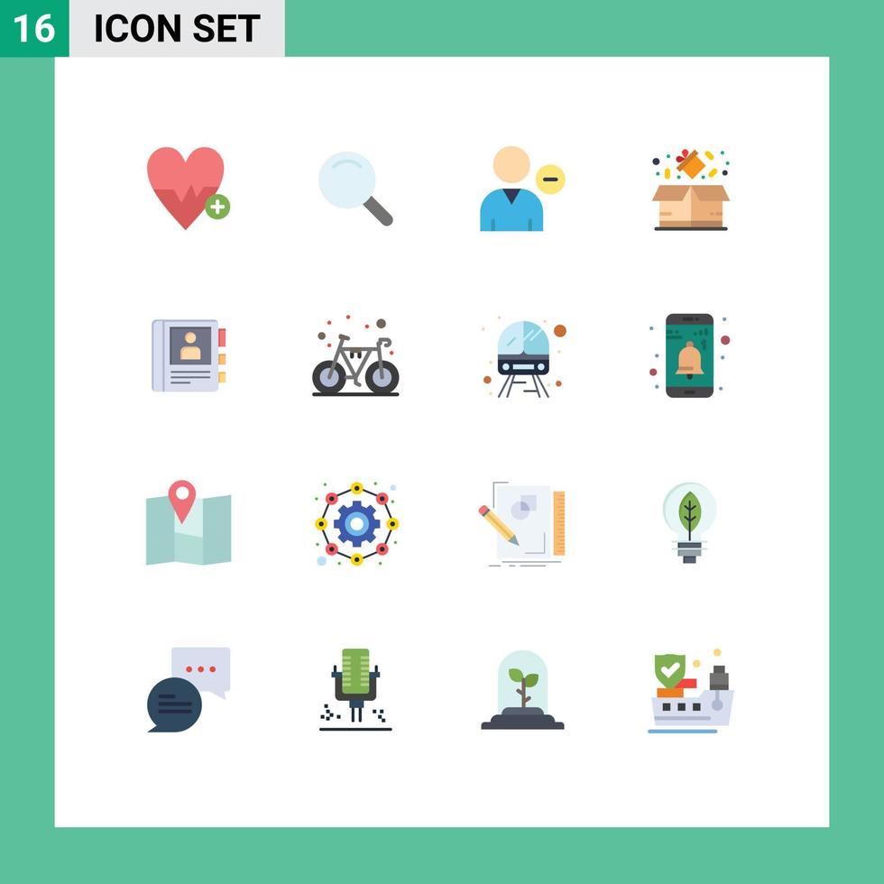 User Interface Pack Of 16 Basic Flat Colors Of Book Sale Human Percentage Box Editable Pack Of