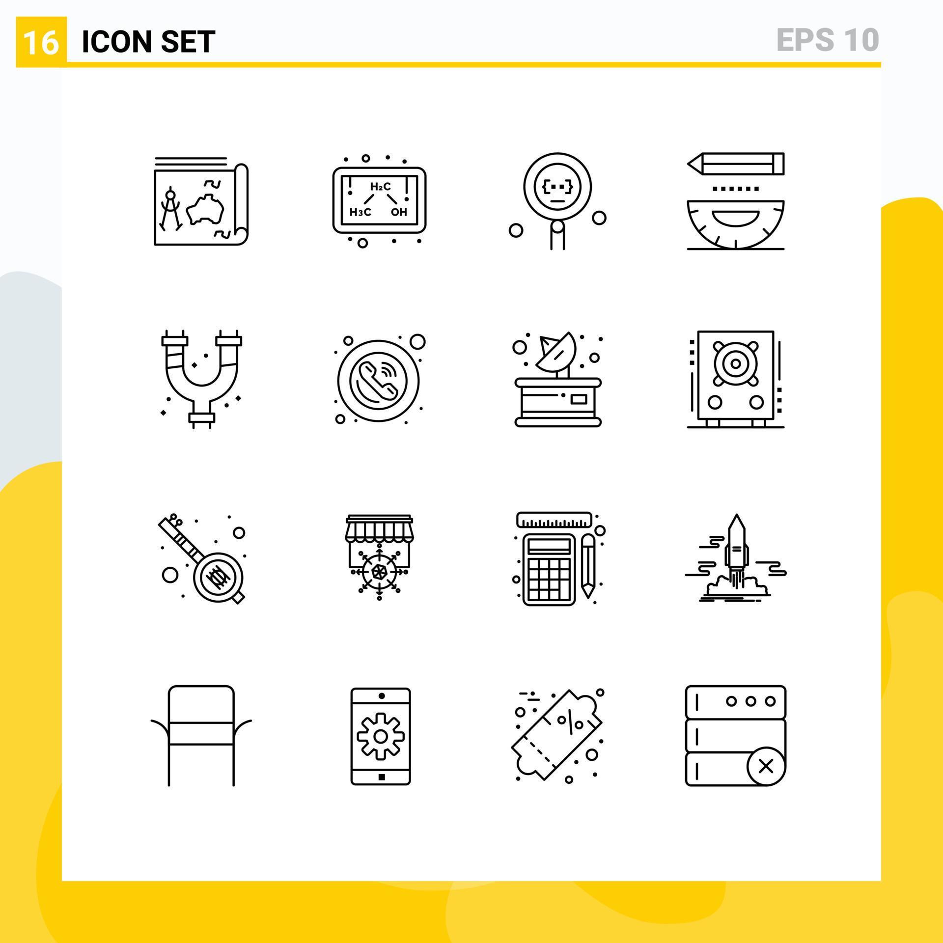 Set of 16 Commercial Outlines pack for development compass study coding ...