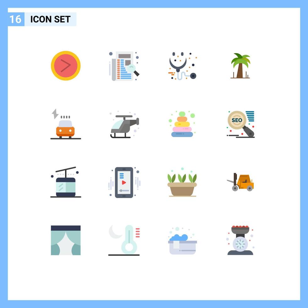 Stock Vector Icon Pack of 16 Line Signs and Symbols for charge brazil ...