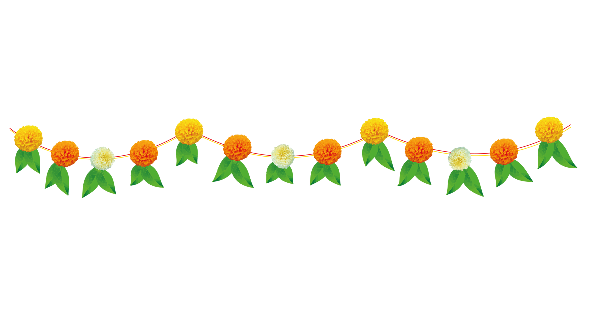 Toran Marigold Decoration Ganapati Diwali Karwa Choth Navratri Indian