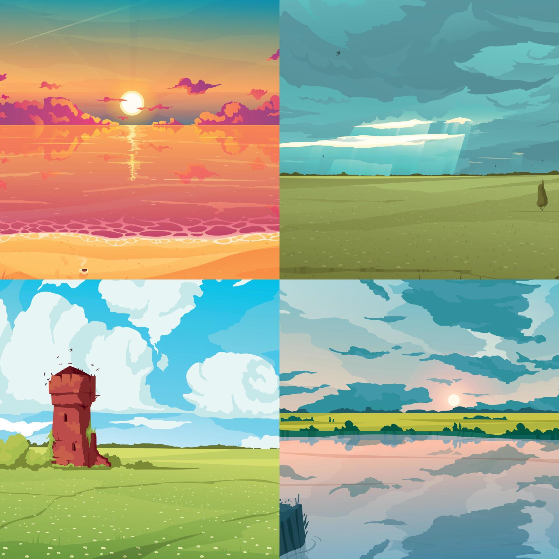 Sky Icons Set 19775579 Vector Art at Vecteezy