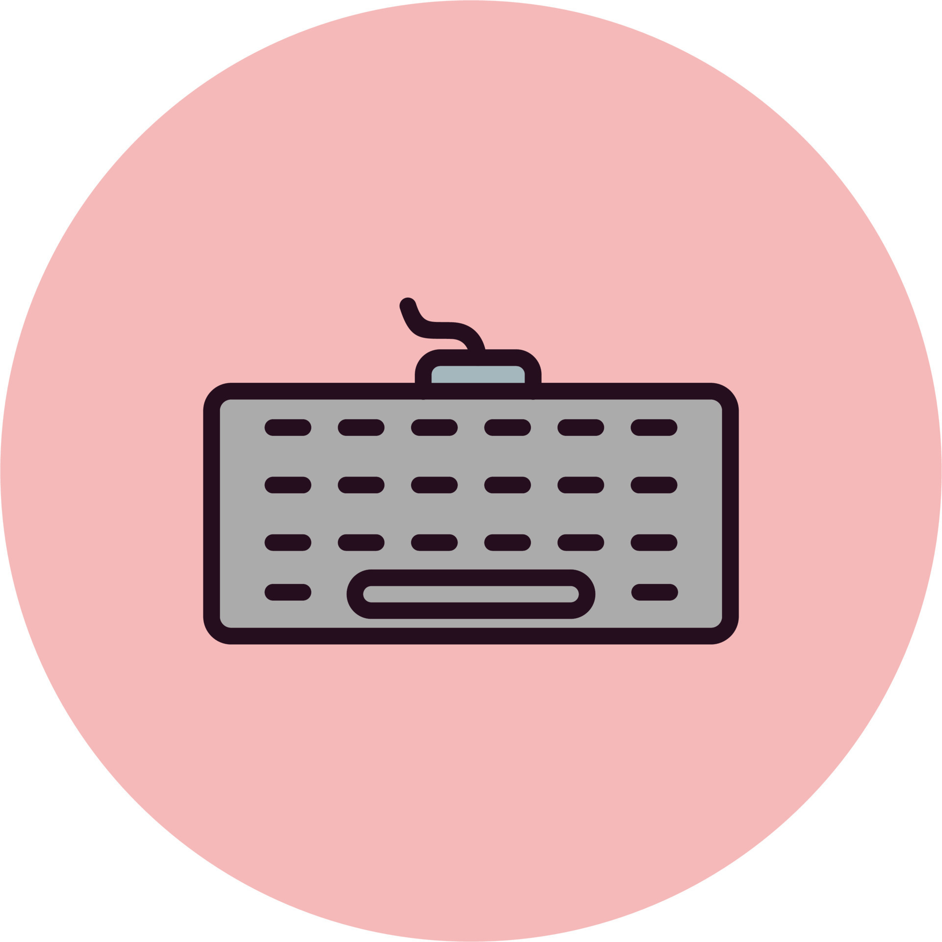 Computer Keyboard Vector Icon 19779620 Vector Art at Vecteezy