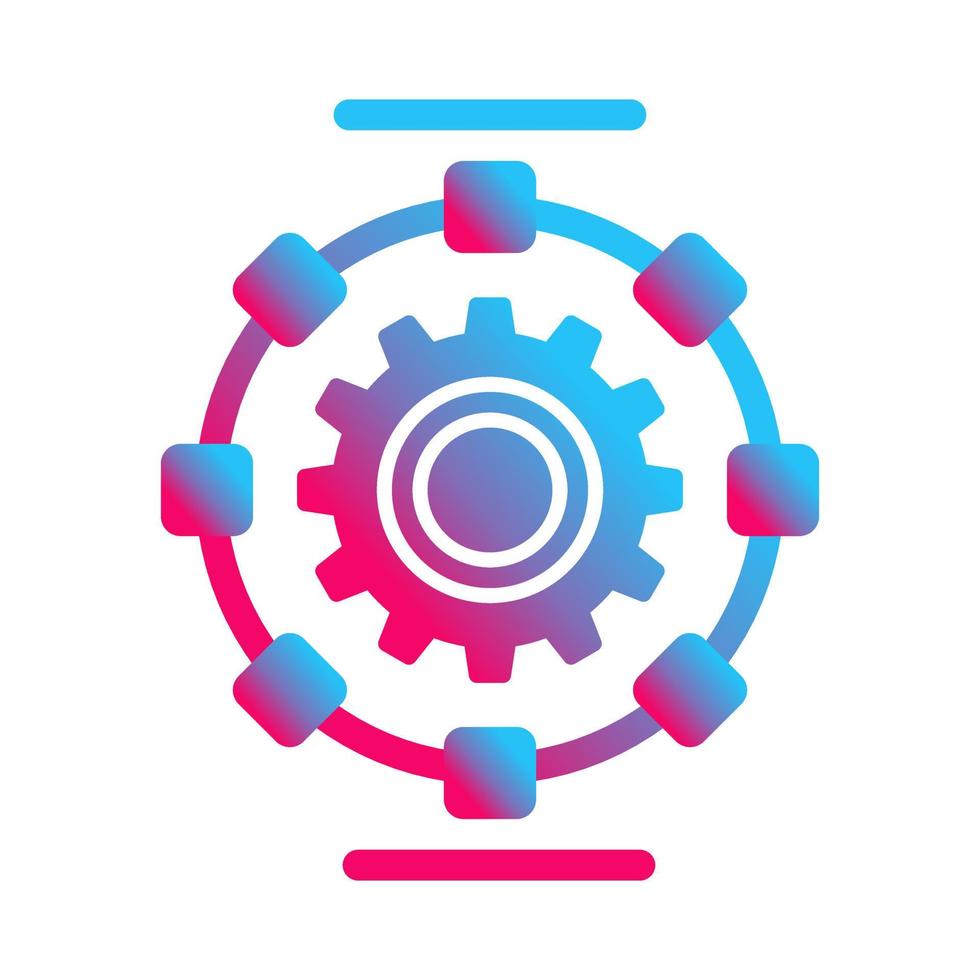 Automated Process Vector Icon 19780934 Vector Art at Vecteezy