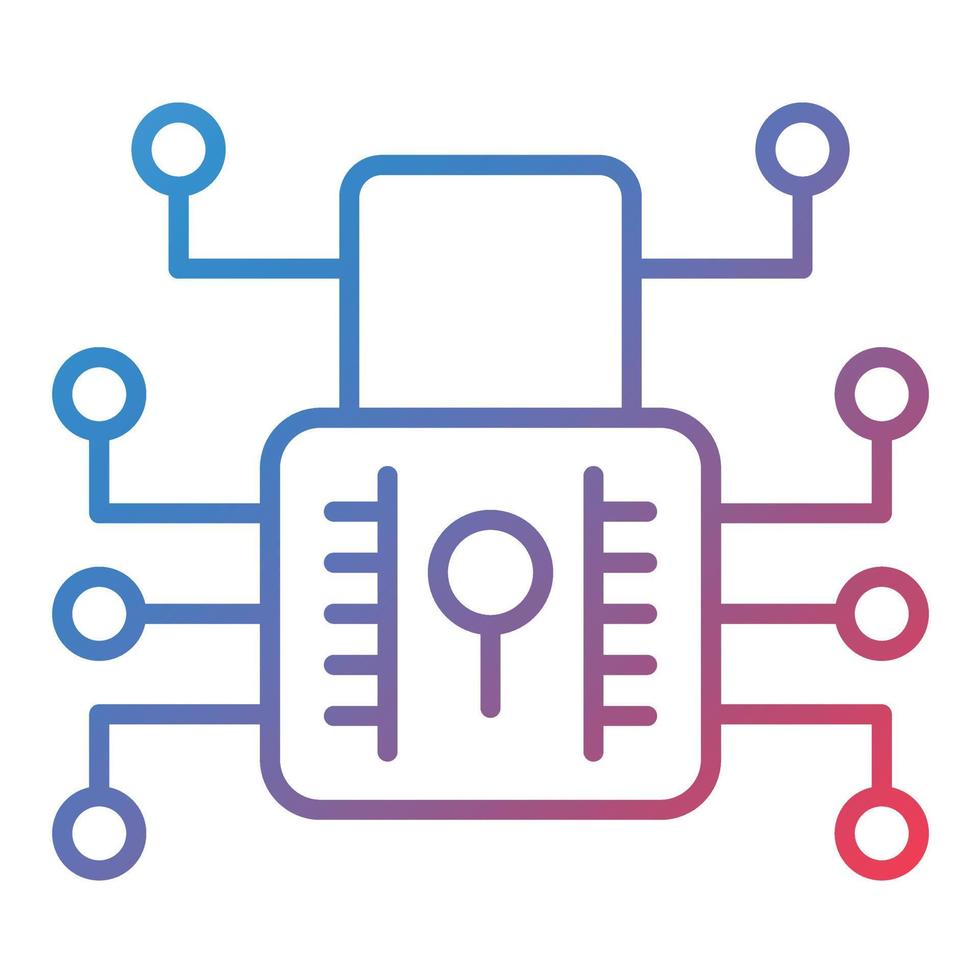 Data Encryption Line Gradient Icon 19781648 Vector Art at Vecteezy