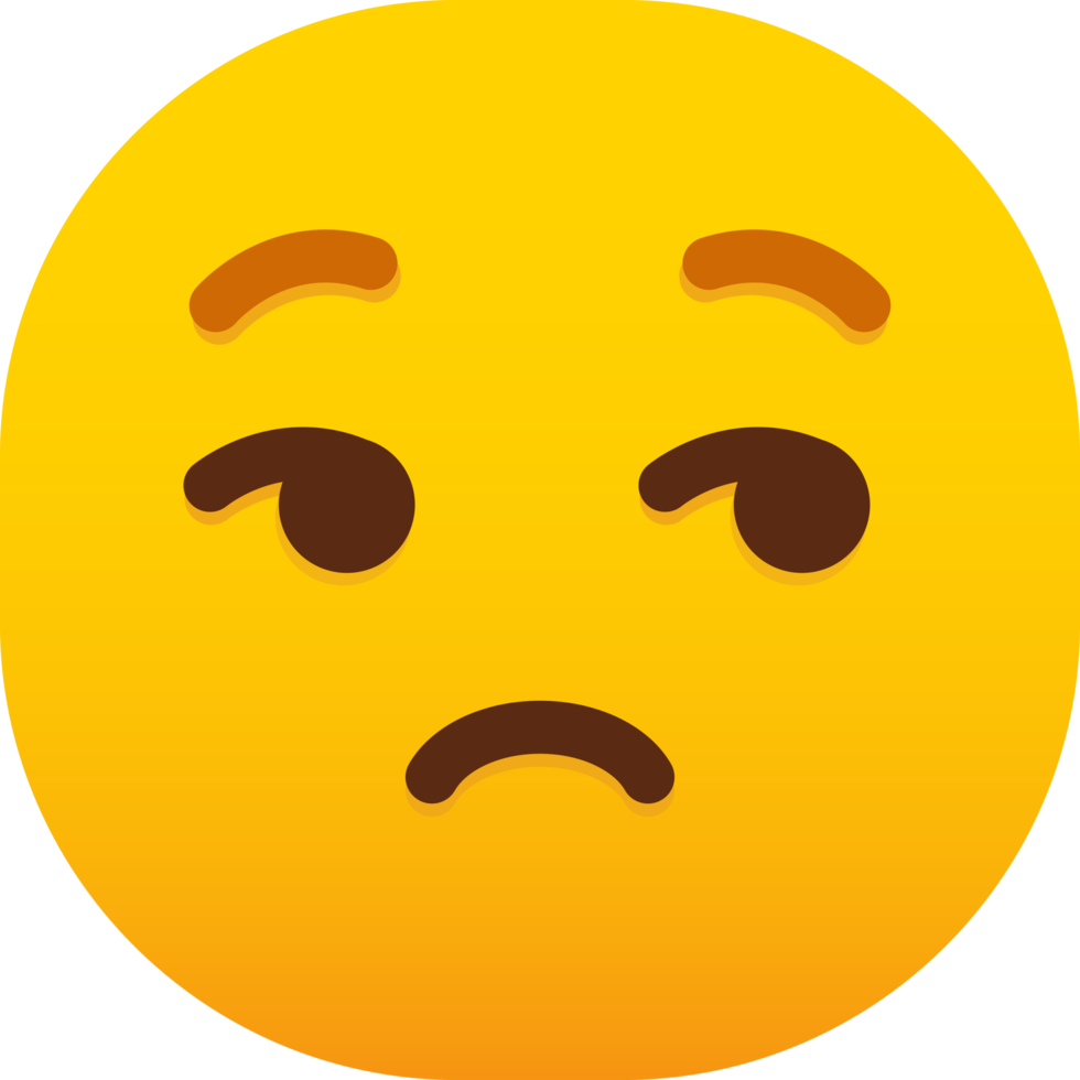 Unamused face emoticon 19782588 PNG