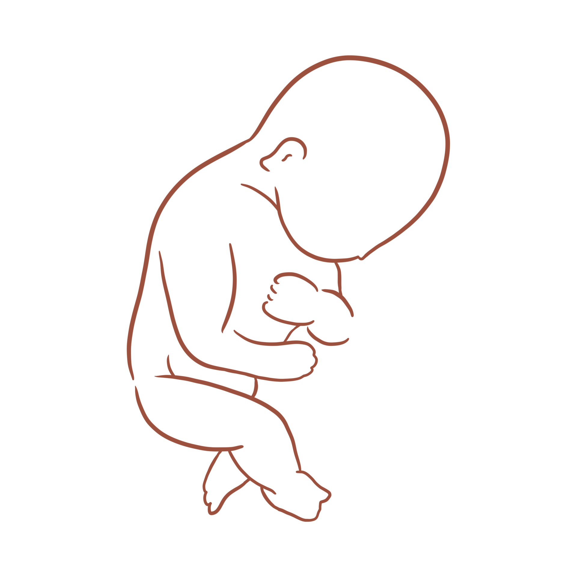 Newborn Line Art 19782687 PNG