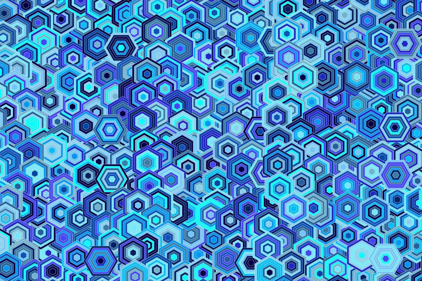 Pattern with geometric elements in blue tones abstract gradient background 19783600 Vector Art ...