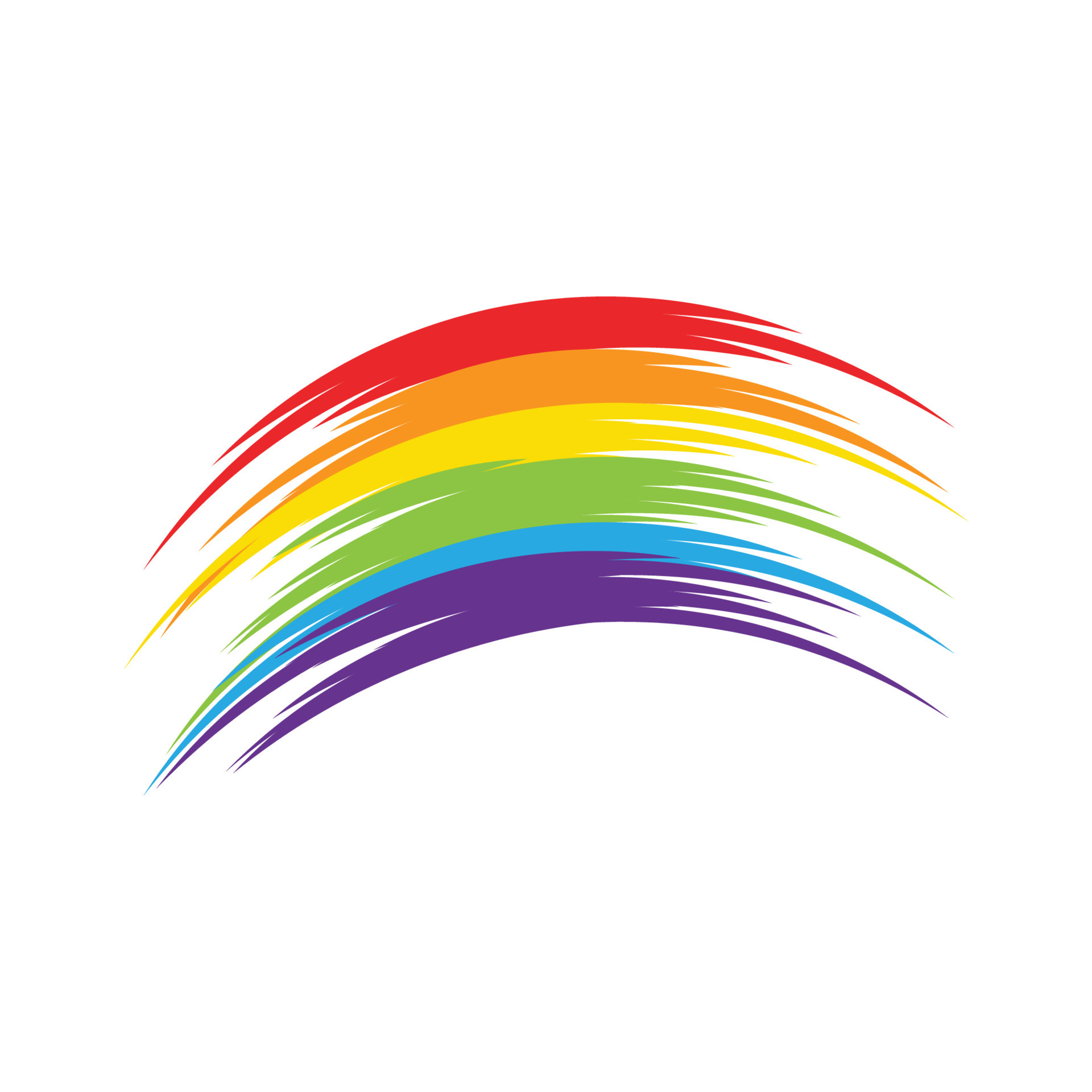 Rainbow template vector 19784452 Vector Art at Vecteezy Rainbow template vector 19784452 Vector Art at Vecteezy