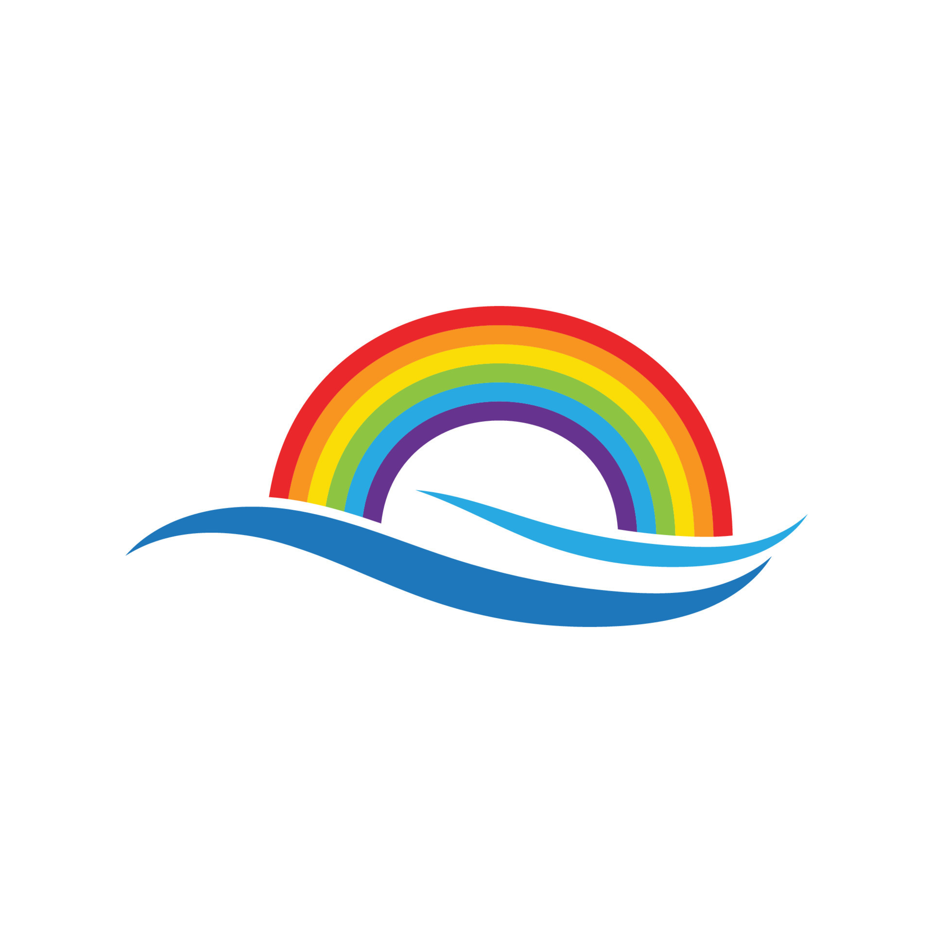 Rainbow template vector 19784568 Vector Art at Vecteezy Rainbow template vector 19784568 Vector Art at Vecteezy