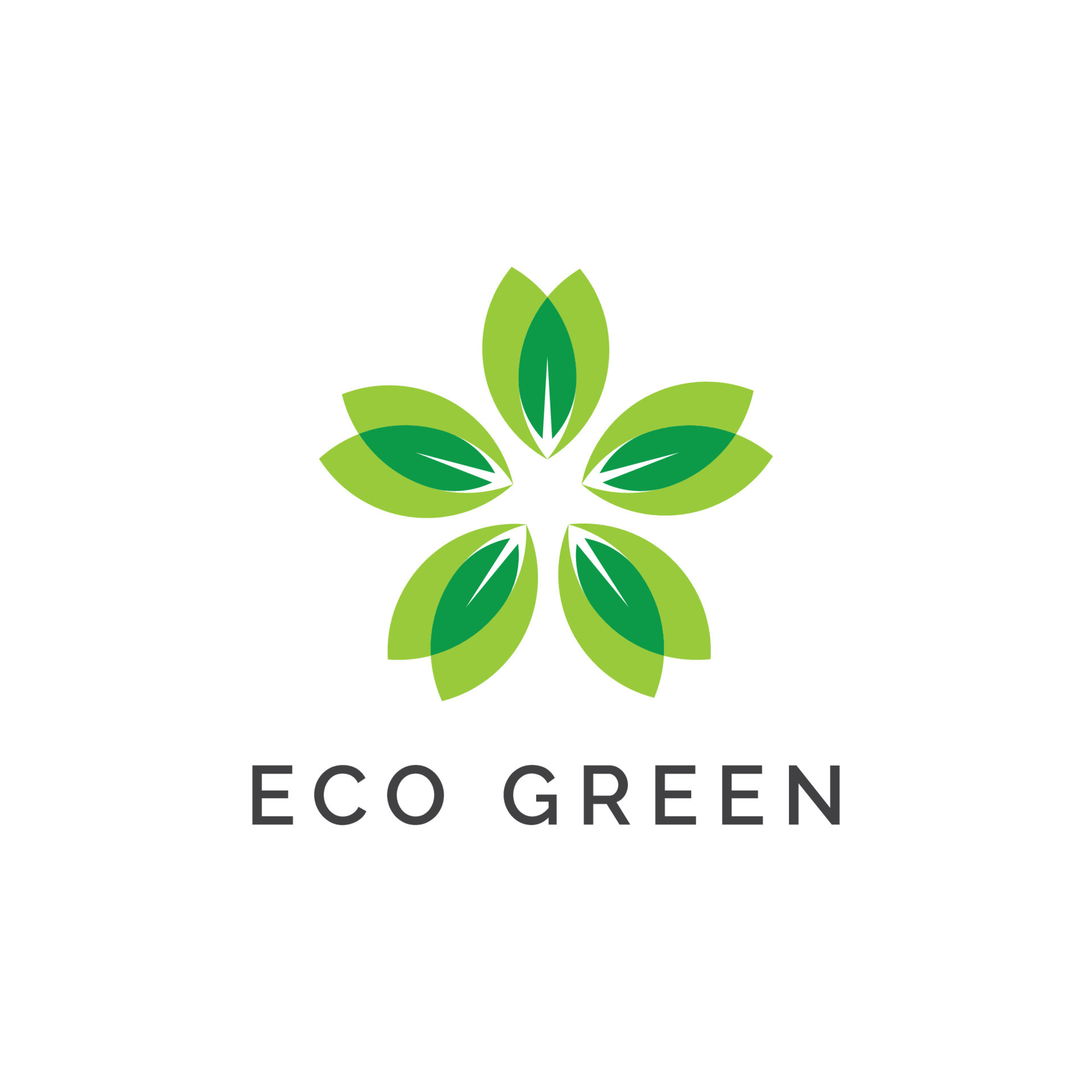 An Eco Green Modern Logo Design 19785318 Vector Art at Vecteezy