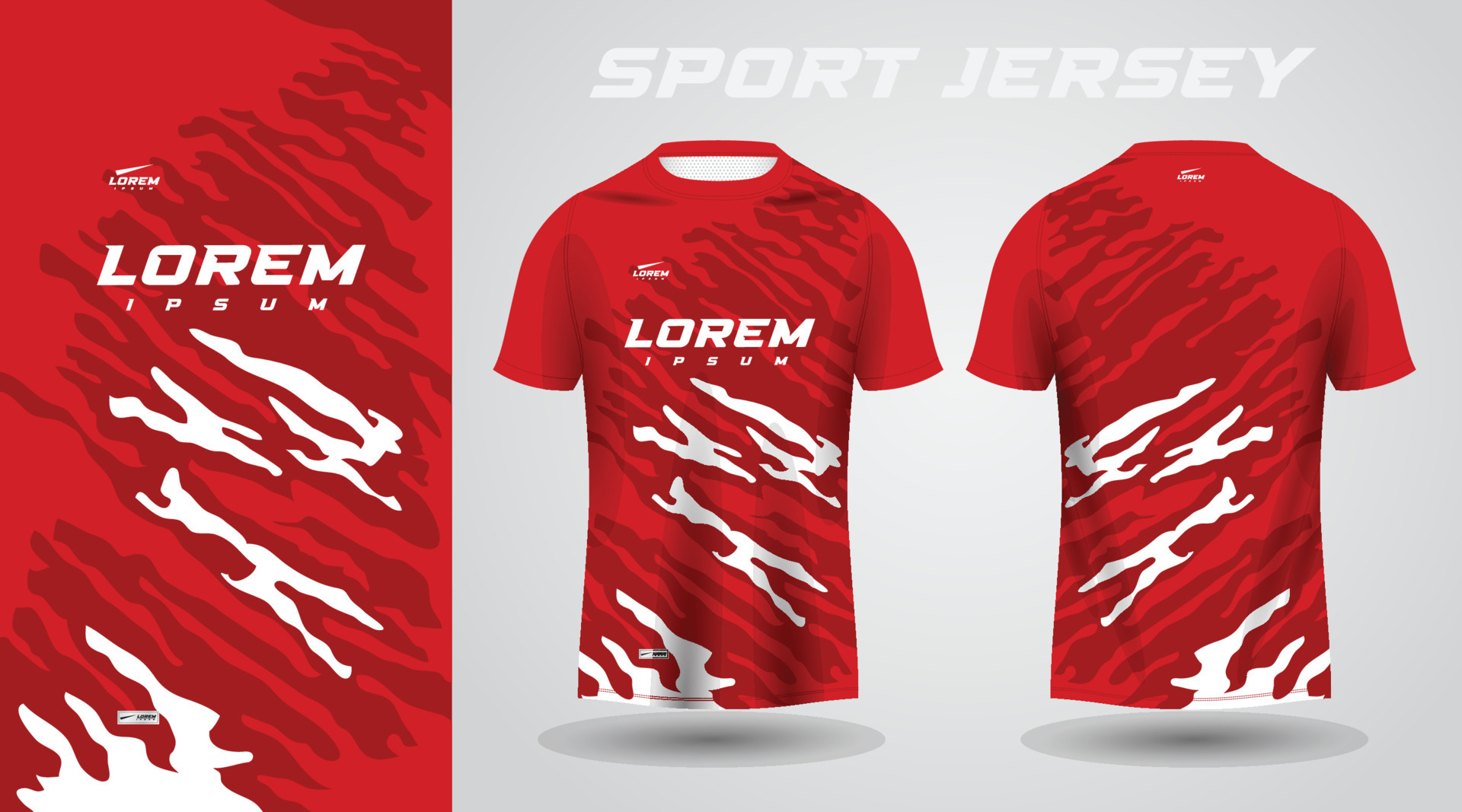 Red Shirt Sport Jersey Design 19786752 Vector Art At Vecteezy