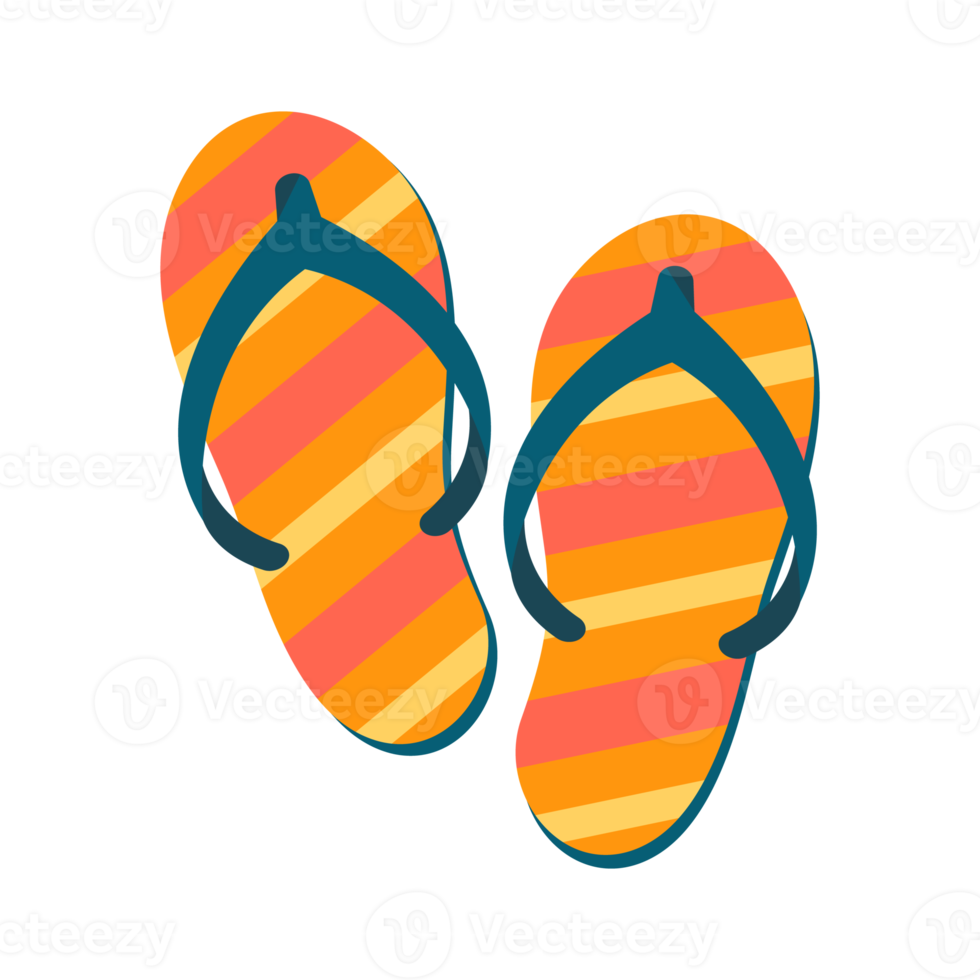 Flip Flop Beach Shoes Relaxing By The Sea During The Holidays 19786854 Png