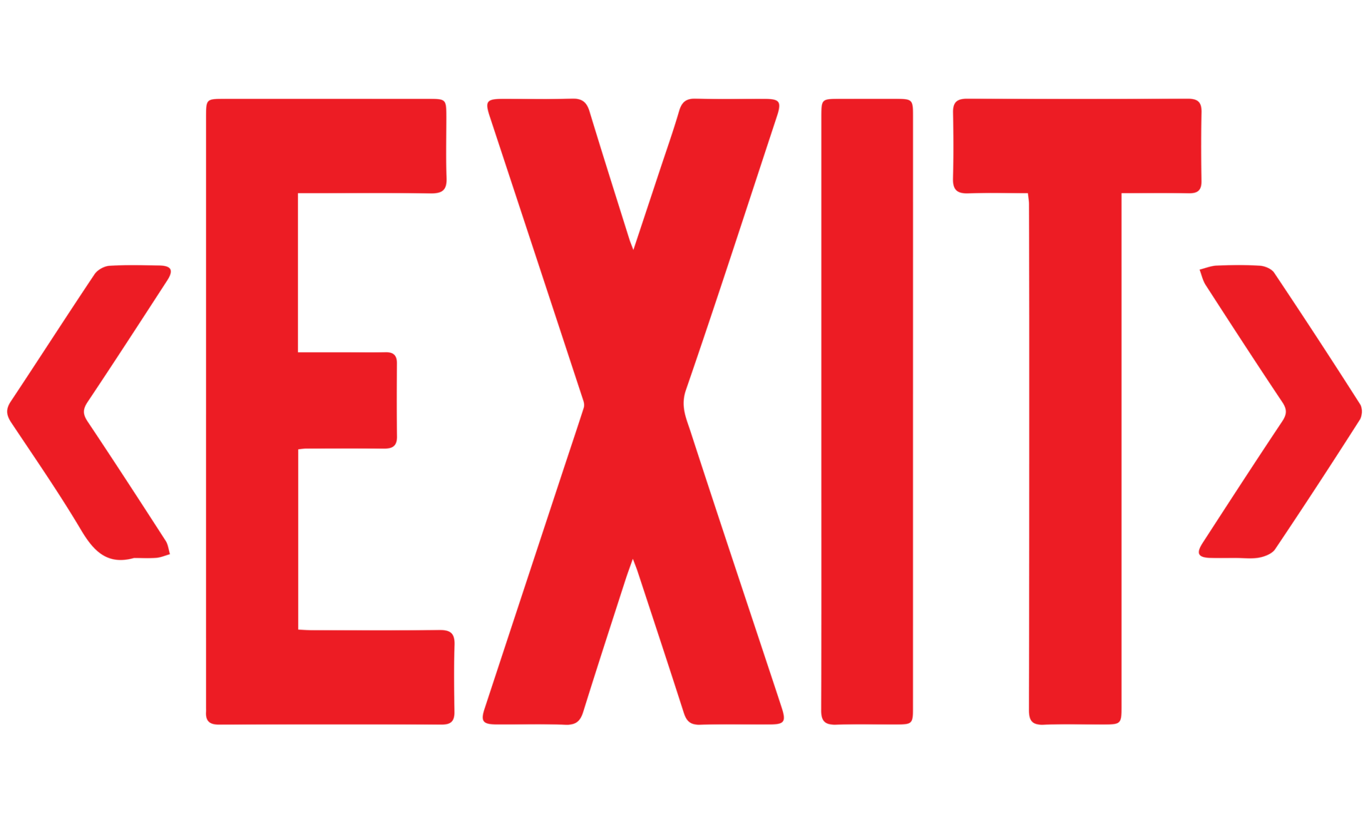 Exit sign on transparent background 19787043 PNG