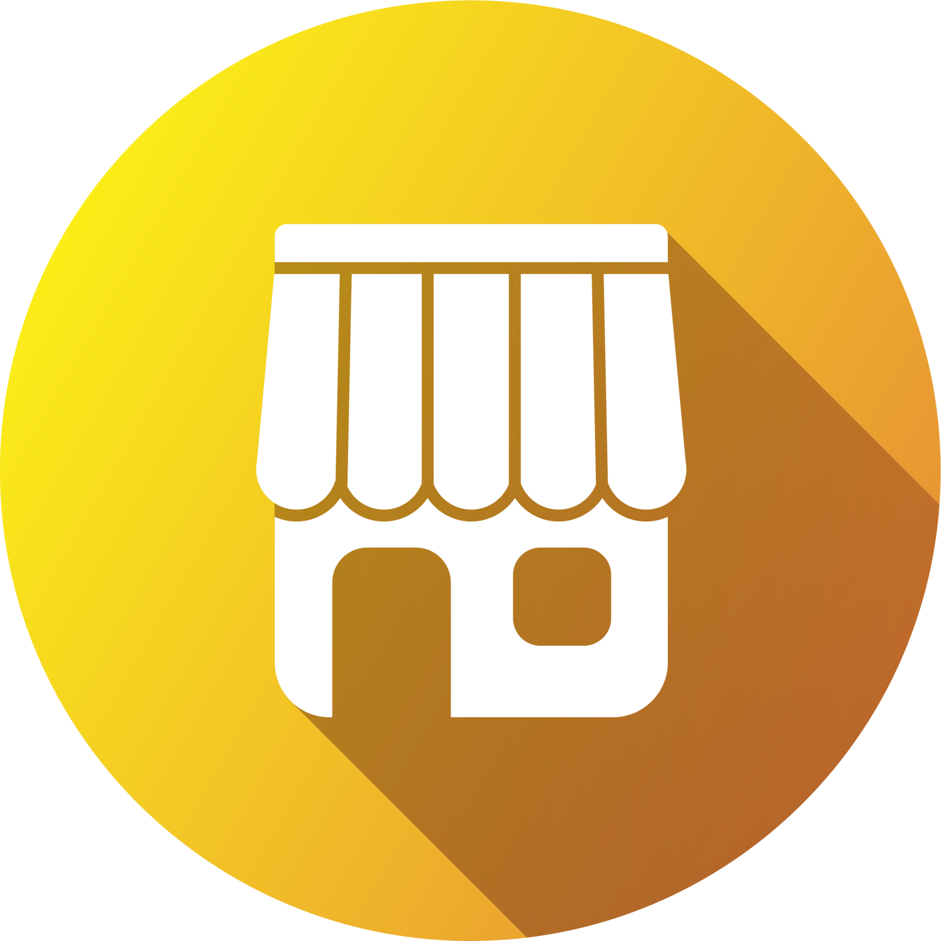 Free Store icon in flat design style. Retail shop signs illustration ... Free Store icon in flat design style. Retail shop signs illustration ...