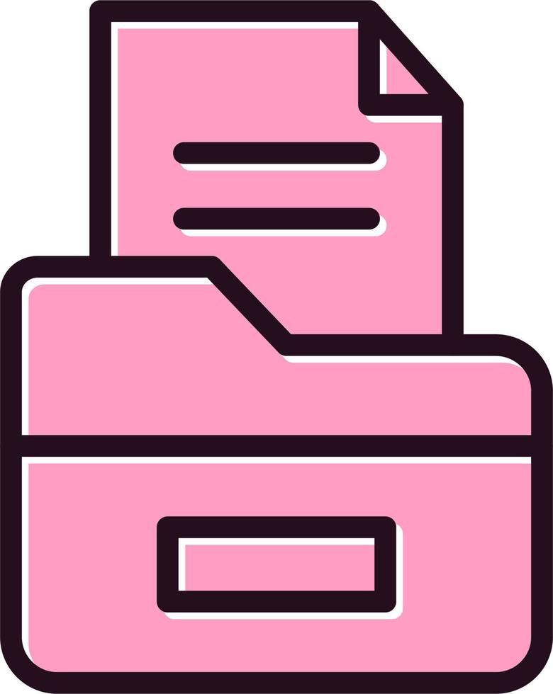 File Folder Vector Icon 19791167 Vector Art At Vecteezy