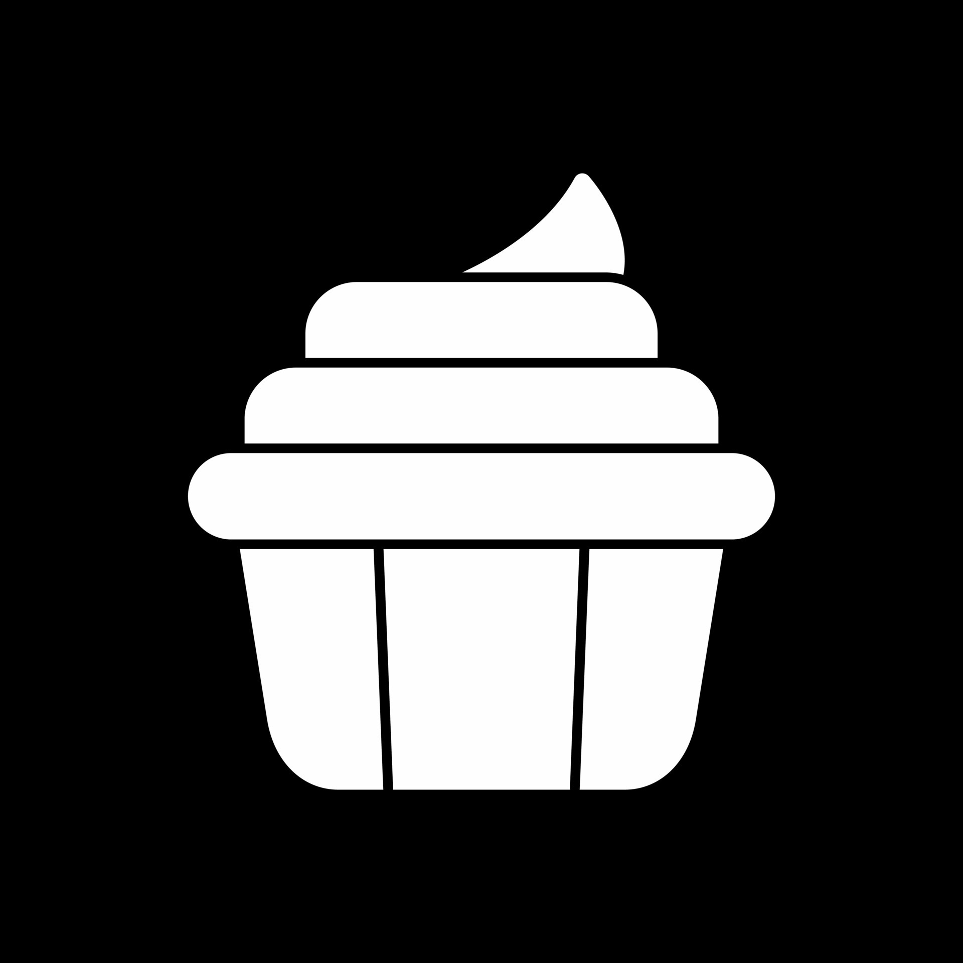 Cupcake Vector Icon Design 19795187 Vector Art At Vecteezy