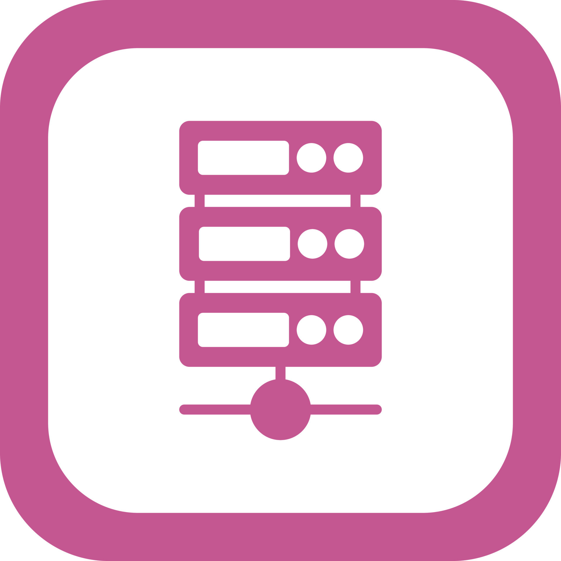 Data Server Vector Icon 19795943 Vector Art At Vecteezy