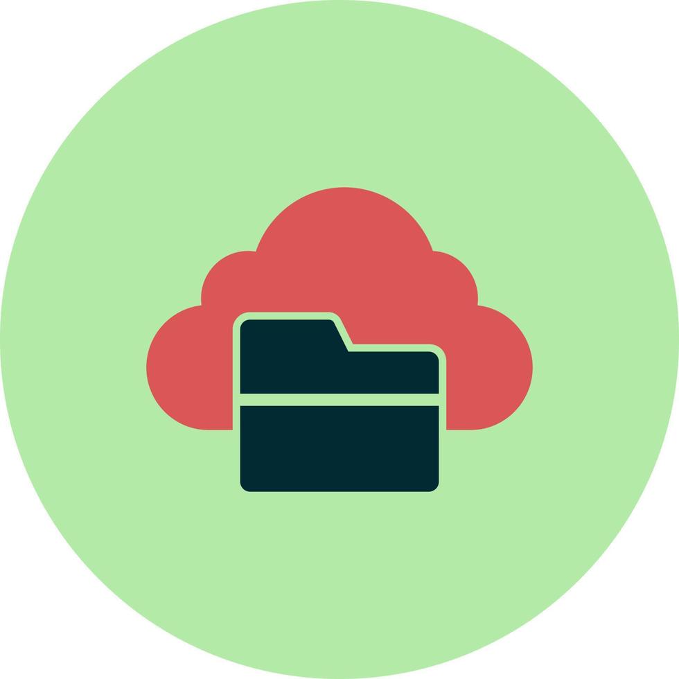 Cloud Folder Vector Icon 19796015 Vector Art at Vecteezy