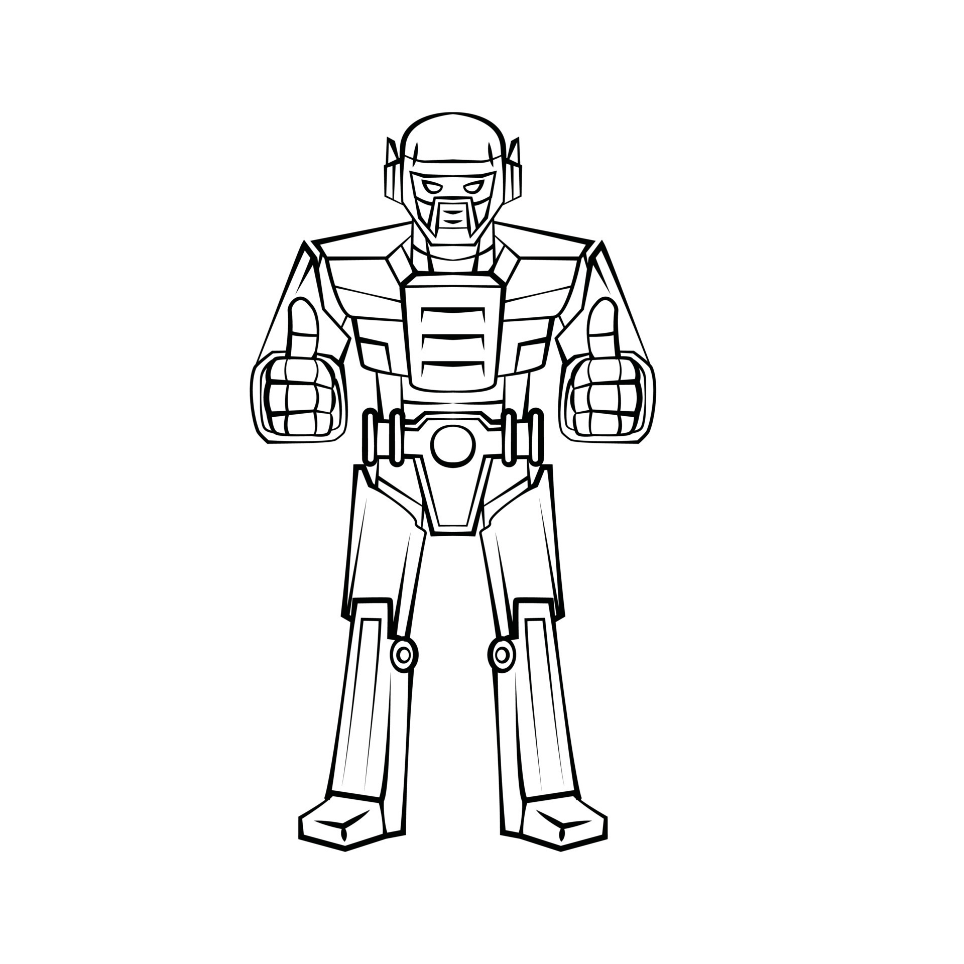 Robot Thumb Up Vector Illustration On White Background 19797186 Vector Art At Vecteezy 9321