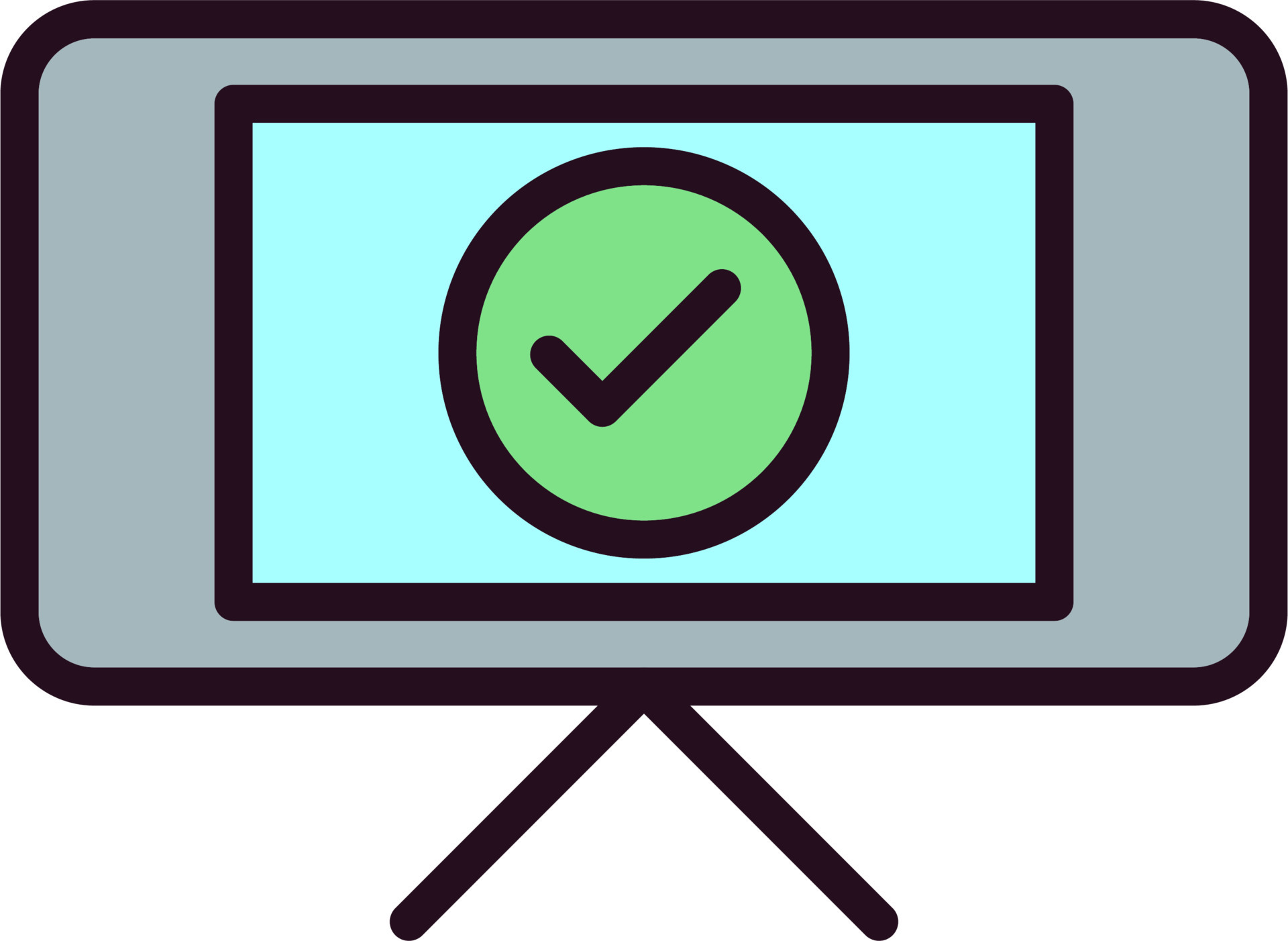 Checking Vector Icon 19802035 Vector Art at Vecteezy