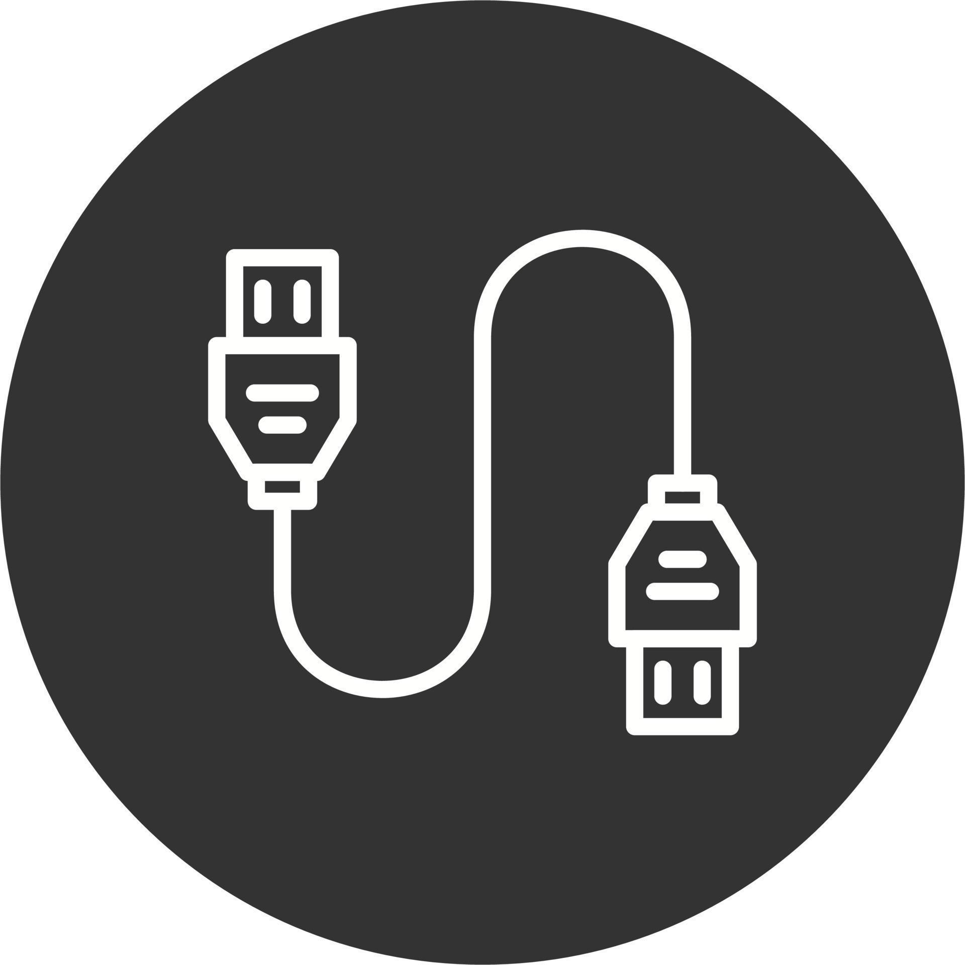 Data Cable Vector Icon 19802509 Vector Art at Vecteezy