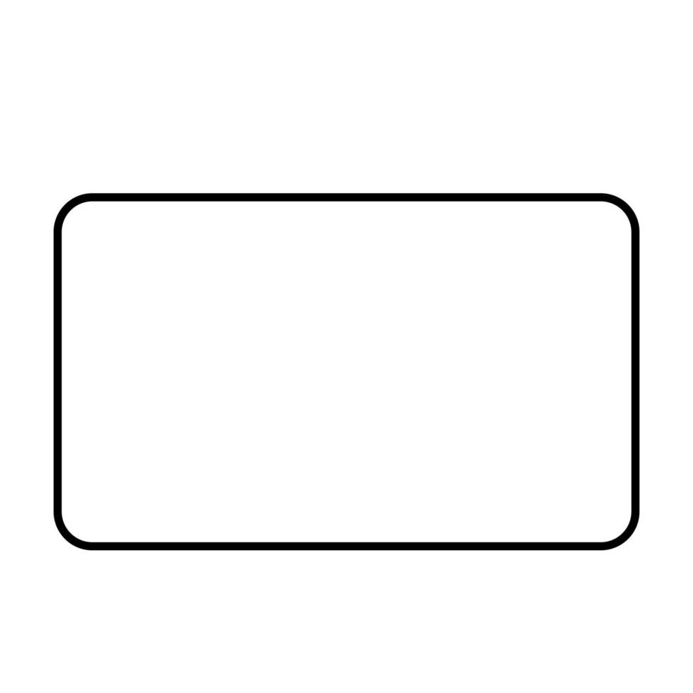 Rectangle Shape Stroke 19805338 Vector Art at Vecteezy