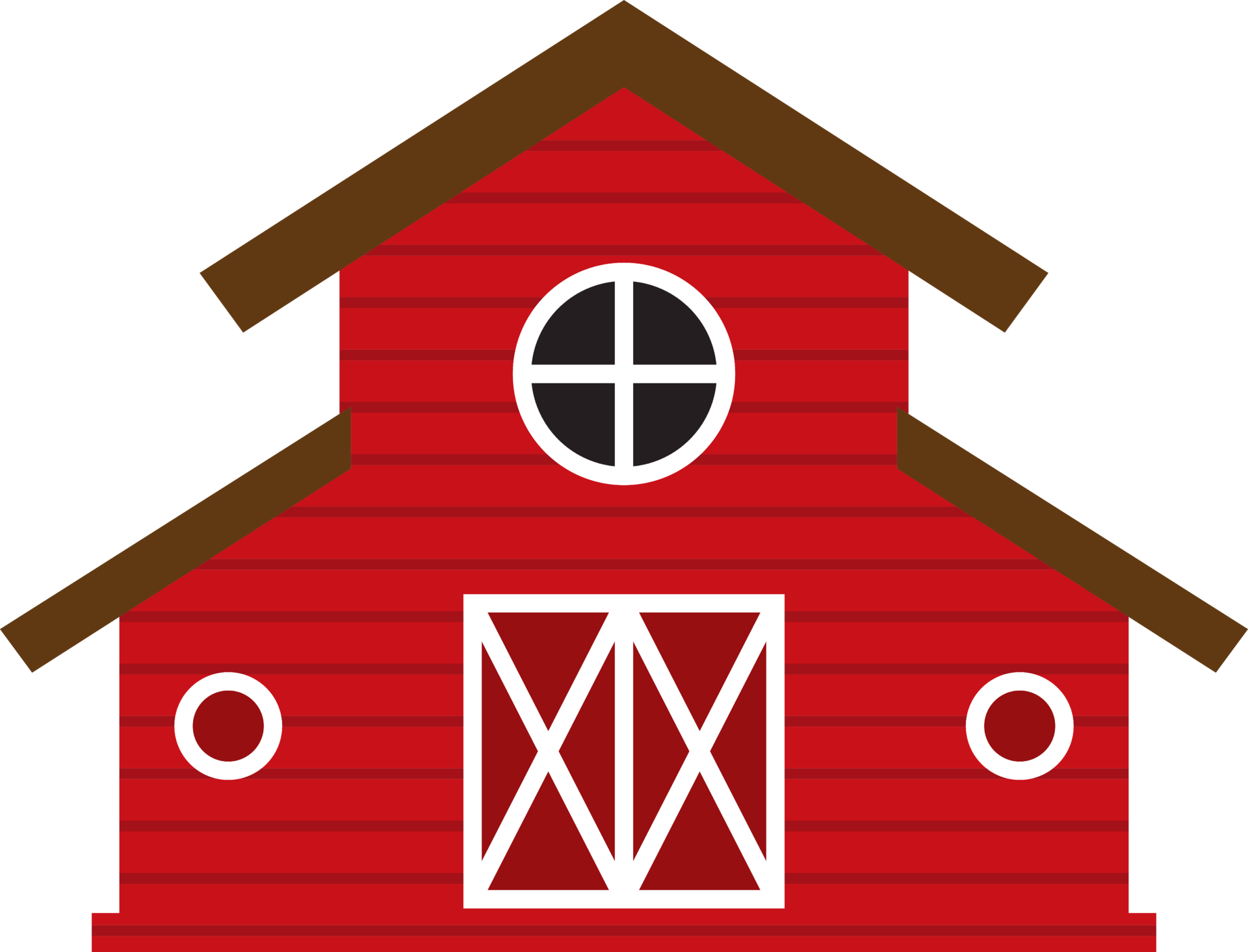 Free Clipart Of A Barn House