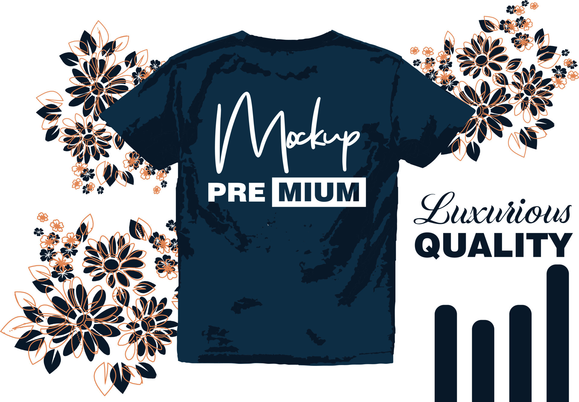 Black T Shirt Mockup T Shirt Mockup 19807358 Vector Art At Vecteezy
