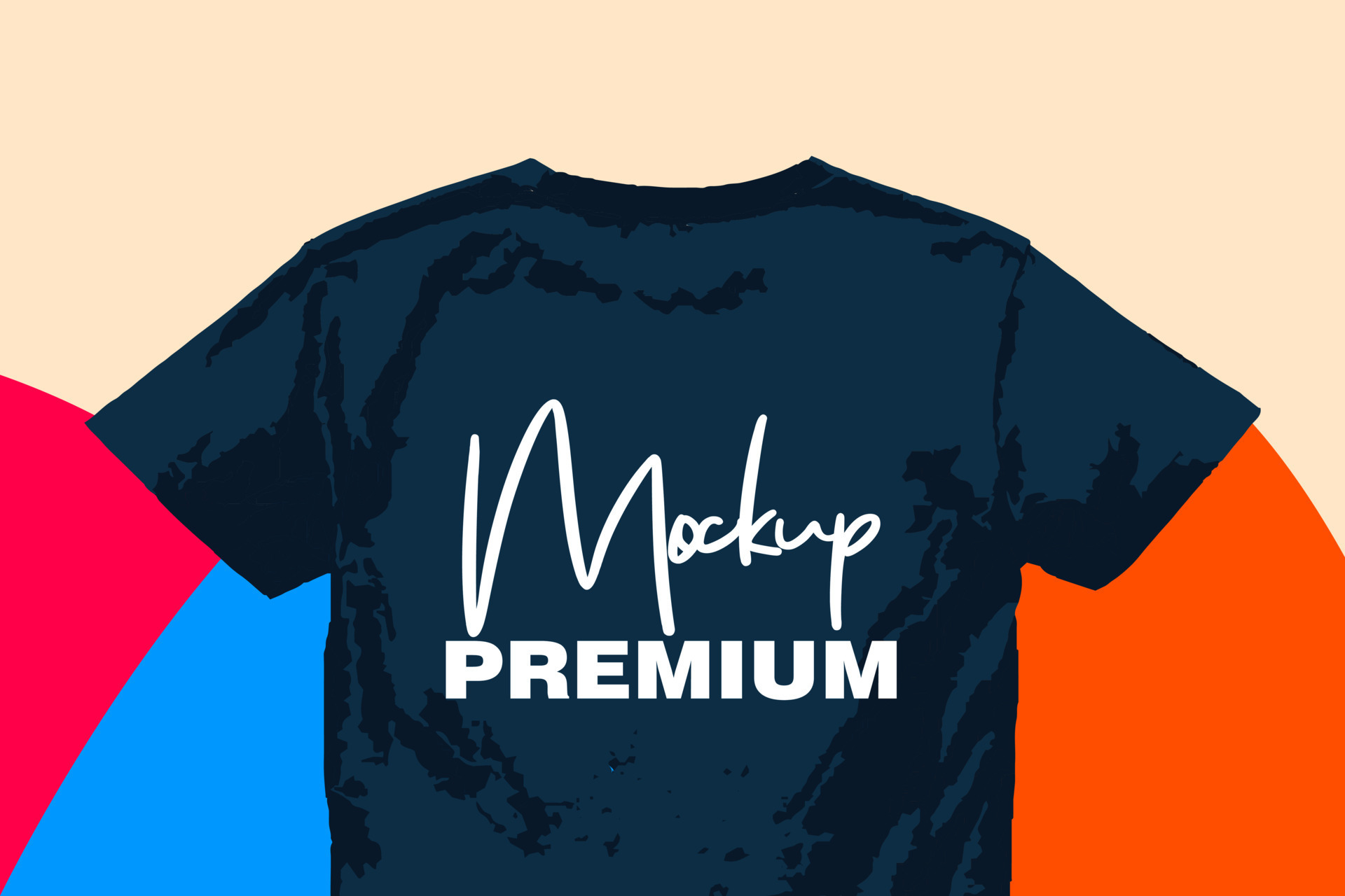 Black T Shirt Mockup T Shirt Mockup 19807374 Vector Art At Vecteezy
