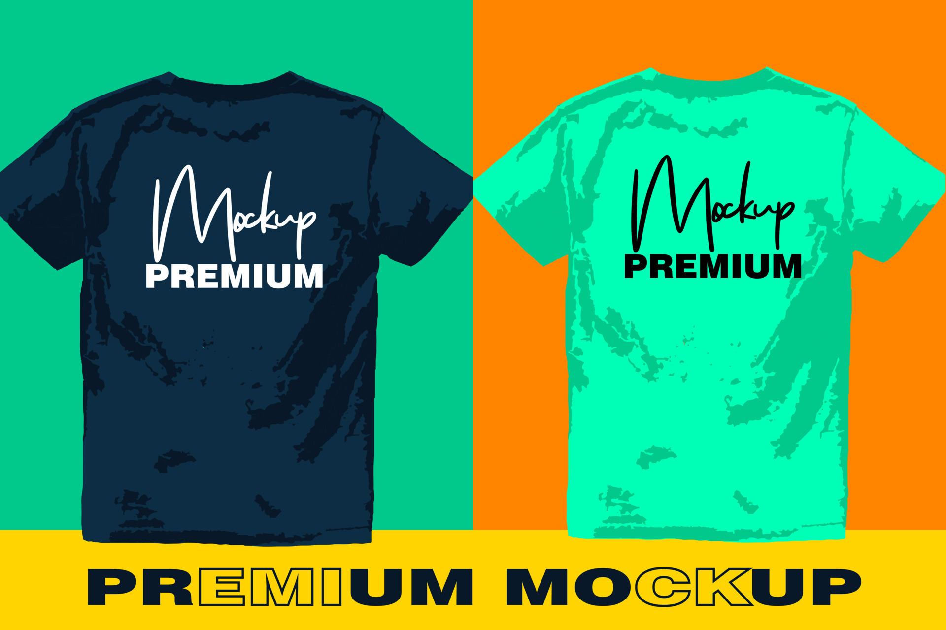 Black T Shirt Mockup T Shirt Mockup 19807403 Vector Art At Vecteezy