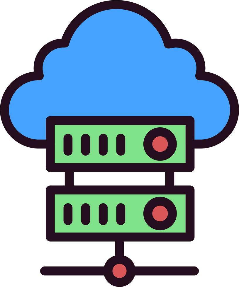 Cloud Server Vector Icon 19807616 Vector Art at Vecteezy