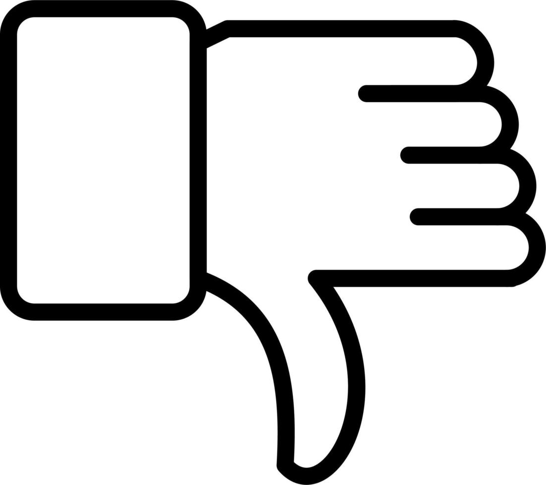 no me gusta el icono de vector 19812096 Vector en Vecteezy