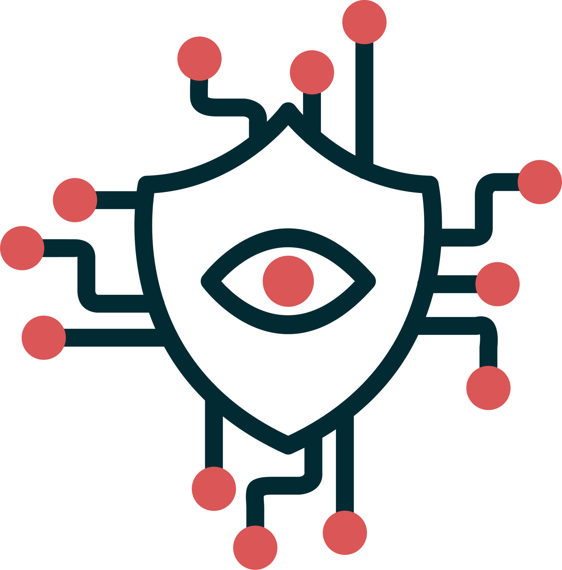Security Monitoring Vector Icon 19813361 Vector Art At Vecteezy