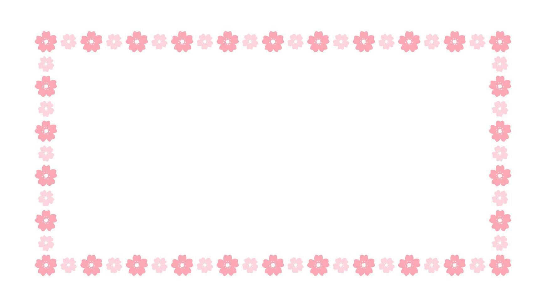 Cherry Blossom Frames. Long Rectangular Floral Border. 19815873 Vector ... Cherry Blossom Frames. Long Rectangular Floral Border. 19815873 Vector ...