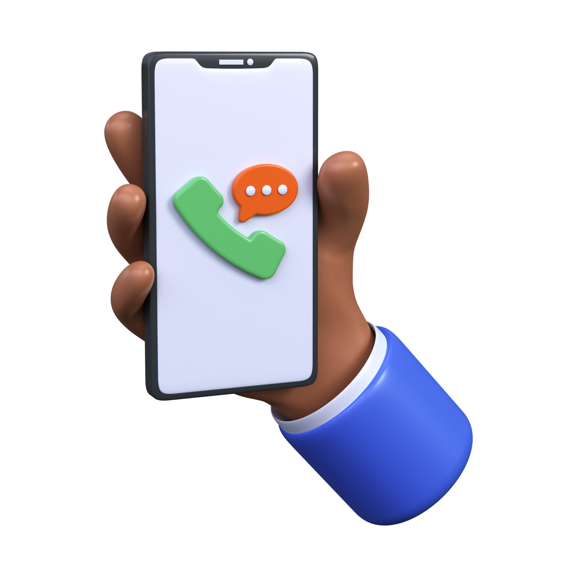 Free entrante llamada 3d hacer 19816536 PNG with Transparent Background