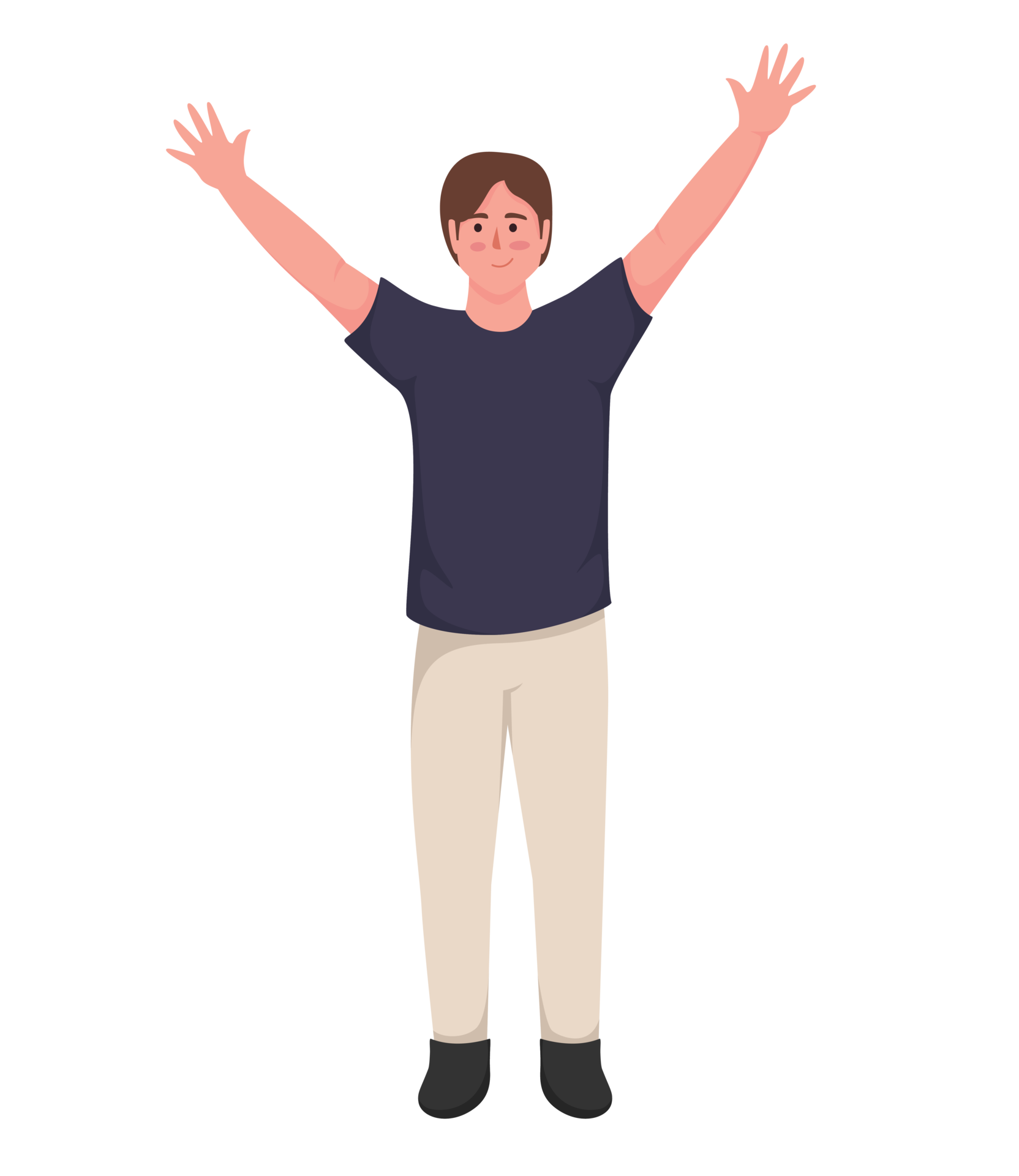 character man rising hands up 19817065 PNG character man rising hands up 19817065 PNG