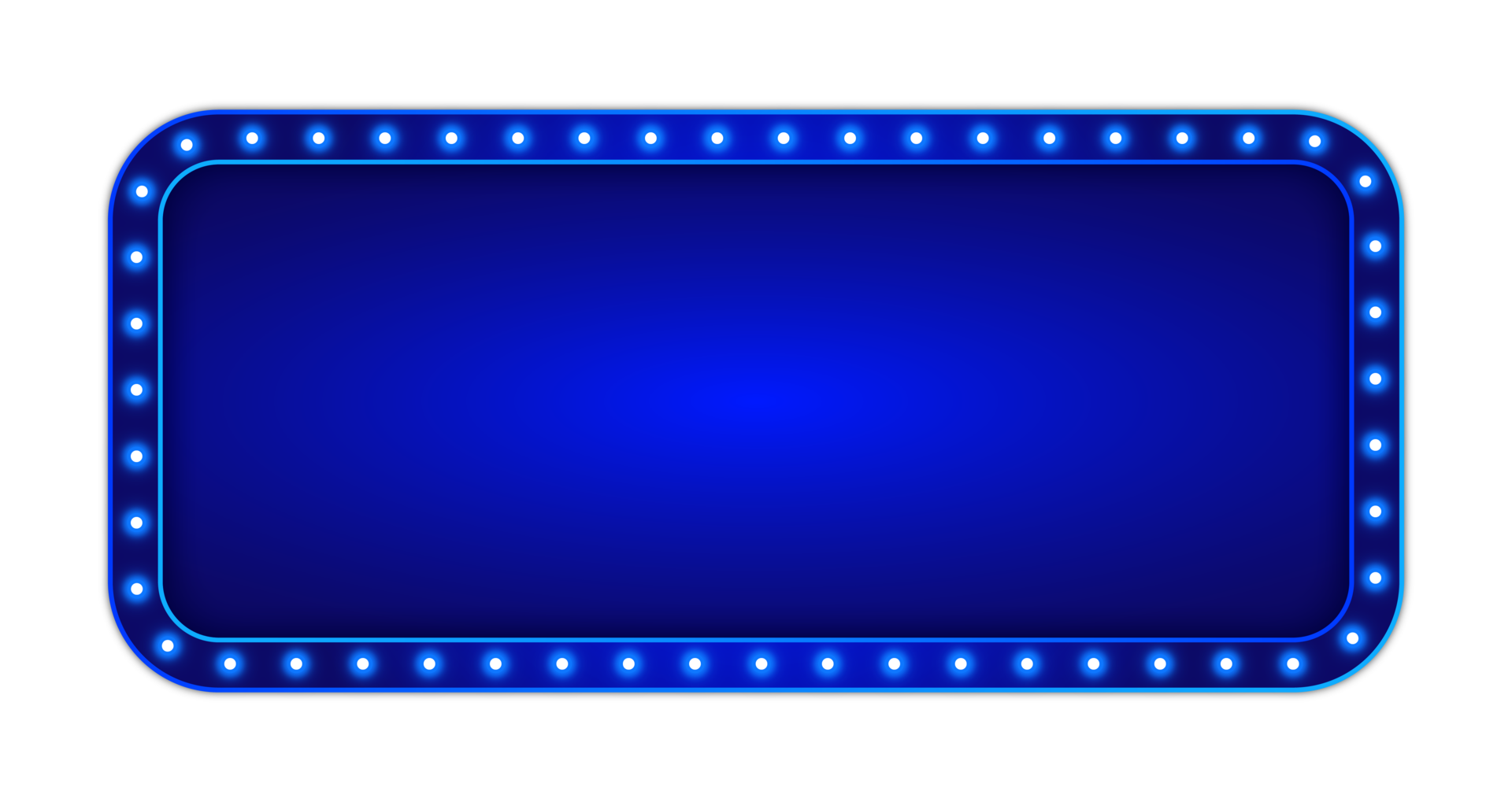 Blue billboard rectangle shape with glowing neon lights 19817594 PNG Blue billboard rectangle shape with glowing neon lights 19817594 PNG